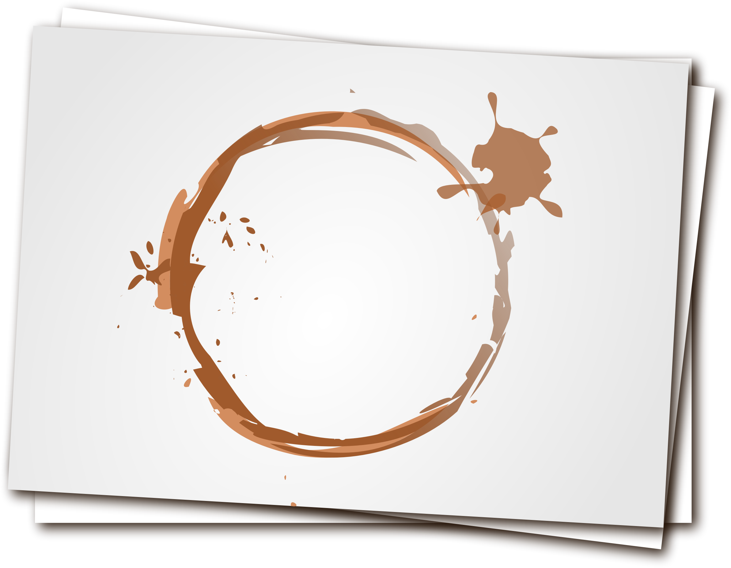 Clipart - Coffee stain