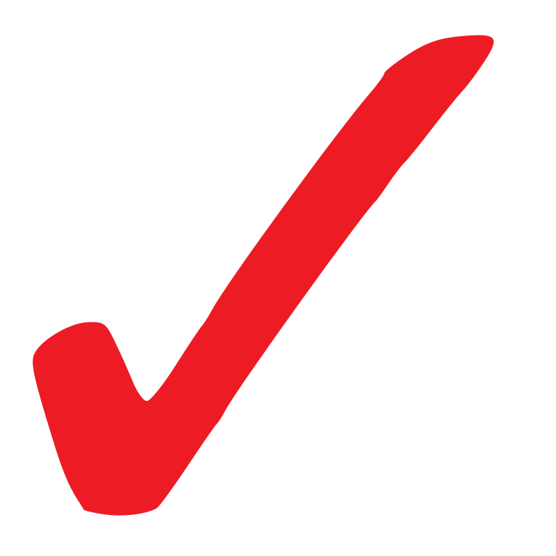 Simple Red Checkmark By Thatsmyboy Simple Red Checkmark 