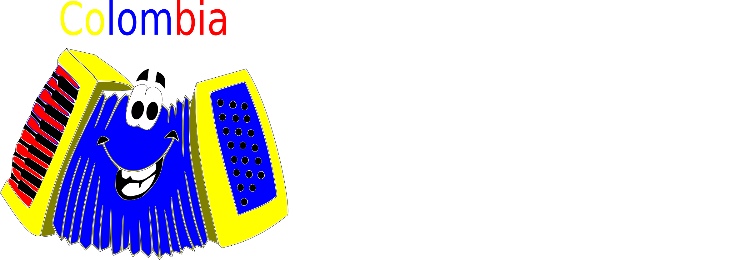Clipart - Acordeon Colombiano