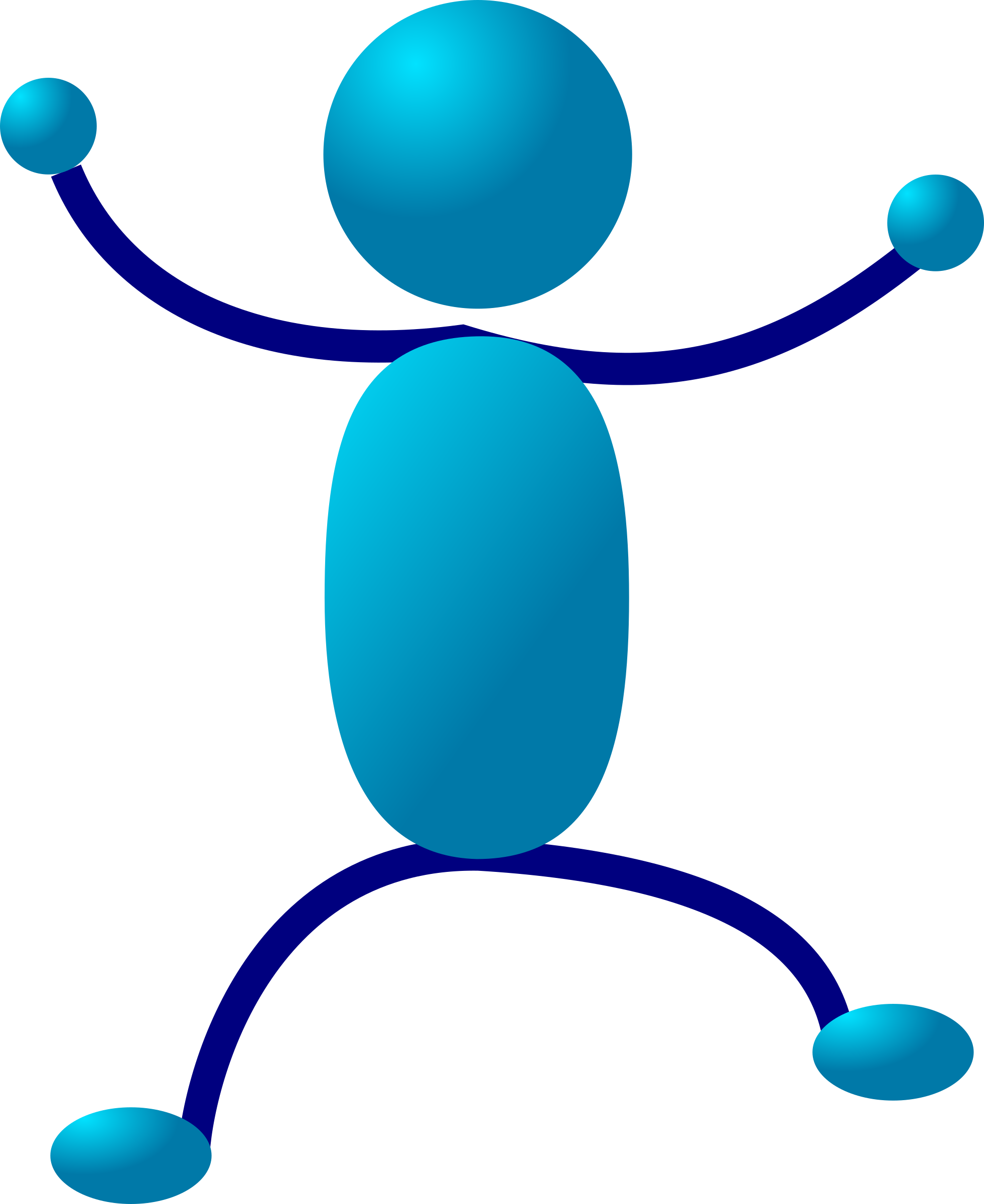 Clipart - Stickman 03