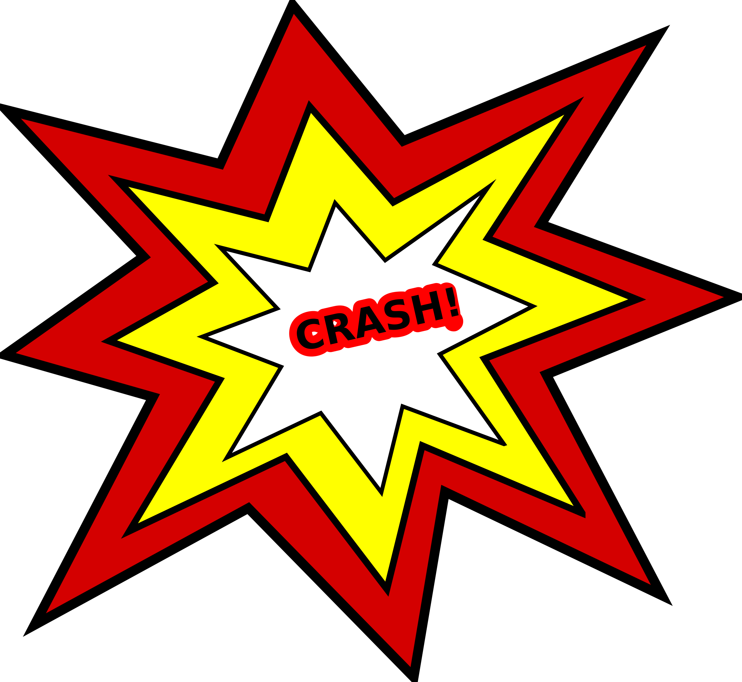 Clipart - Crash