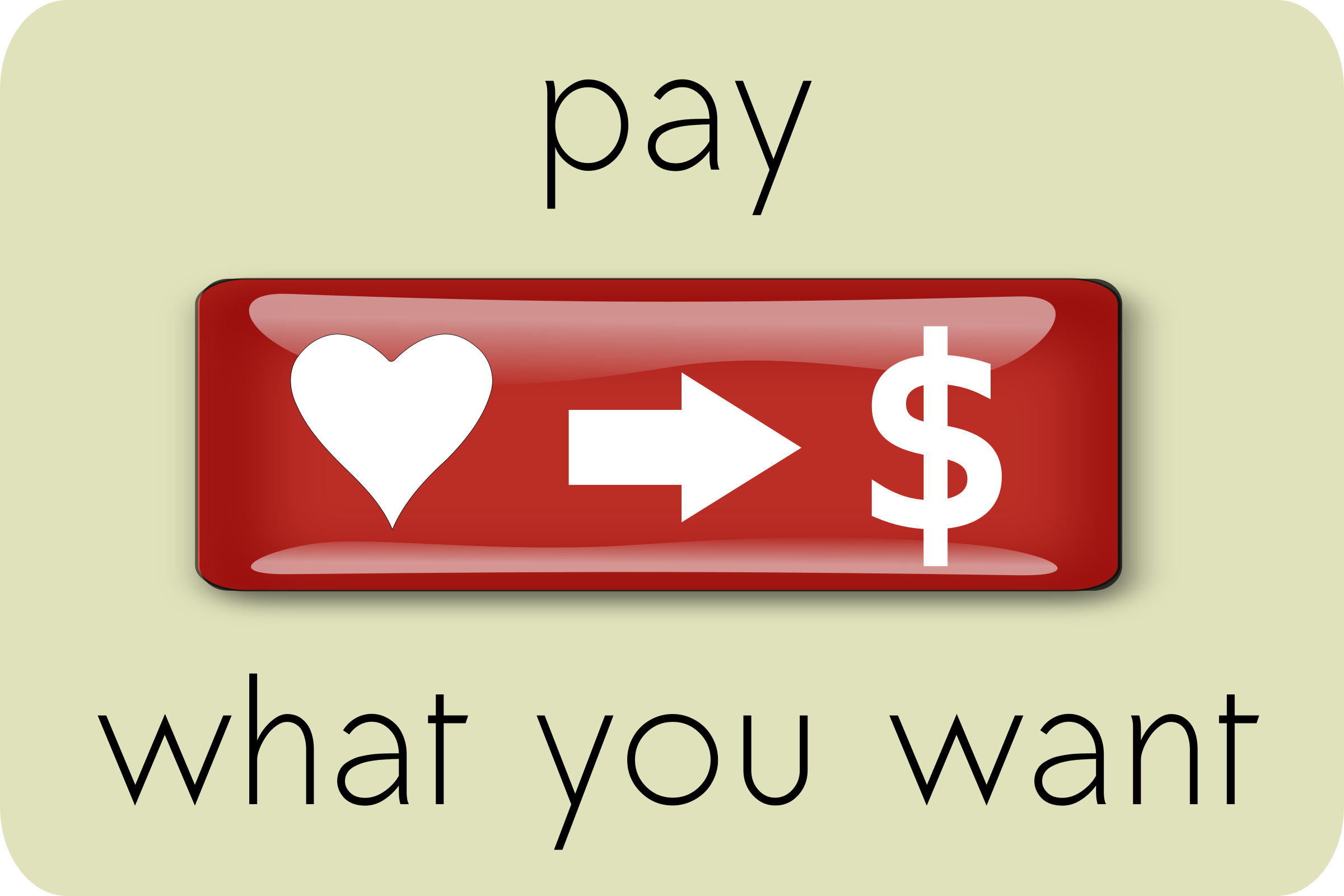 Clipart Pay What You Want 3 Clipart Pay What You Want 3