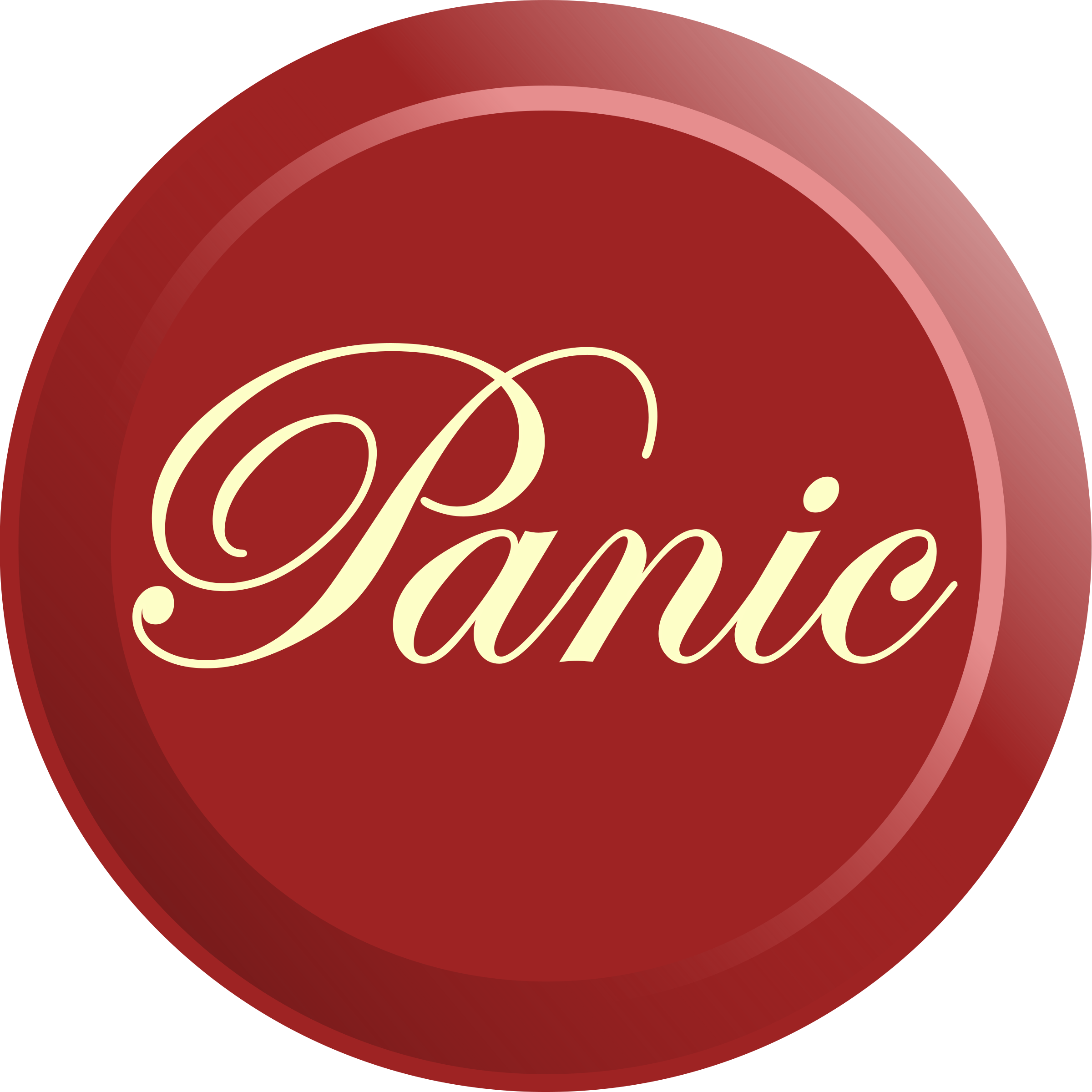 Clipart - Elegant Panic Button
