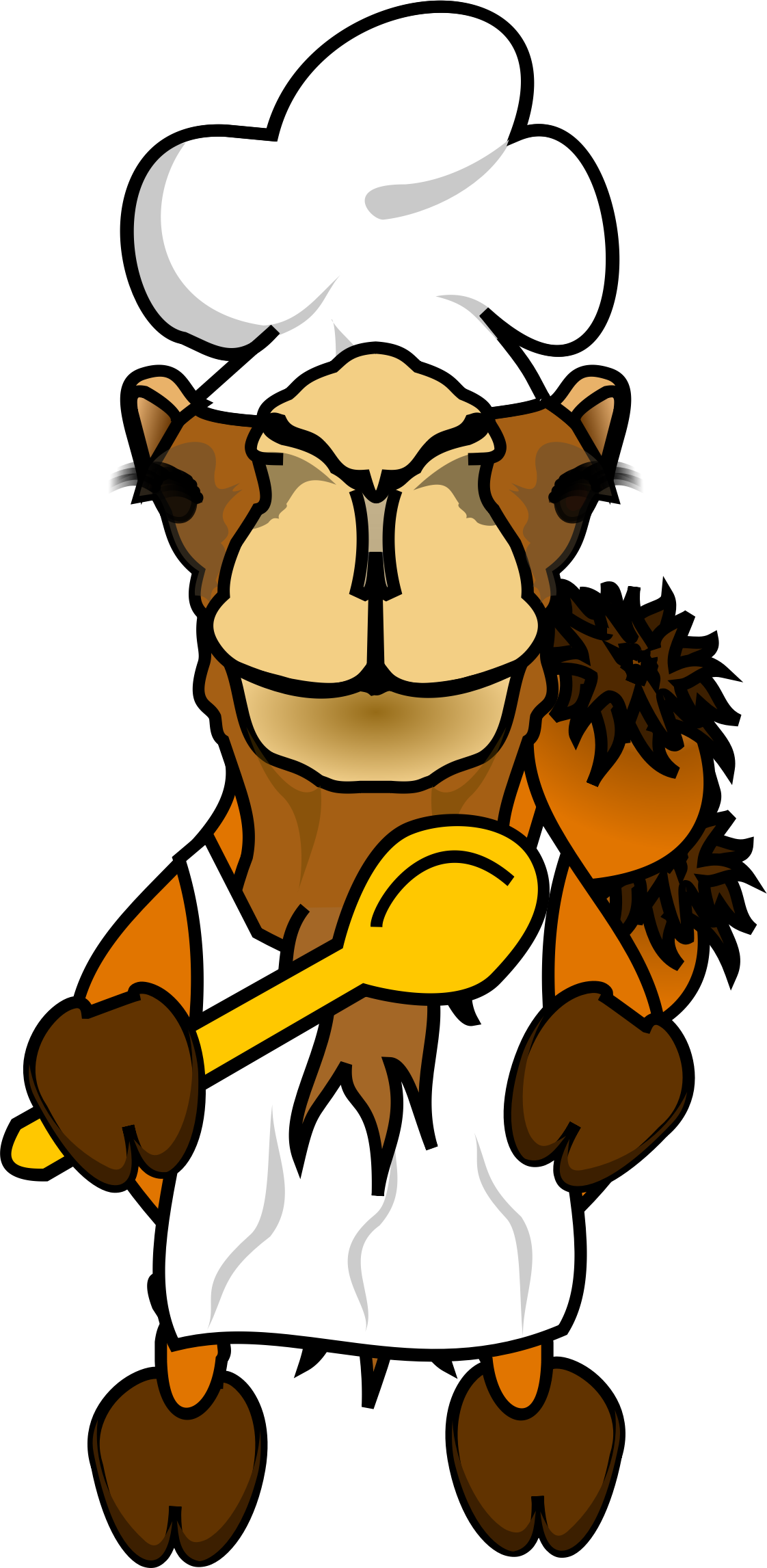 Clipart - Comic Camel - Chef