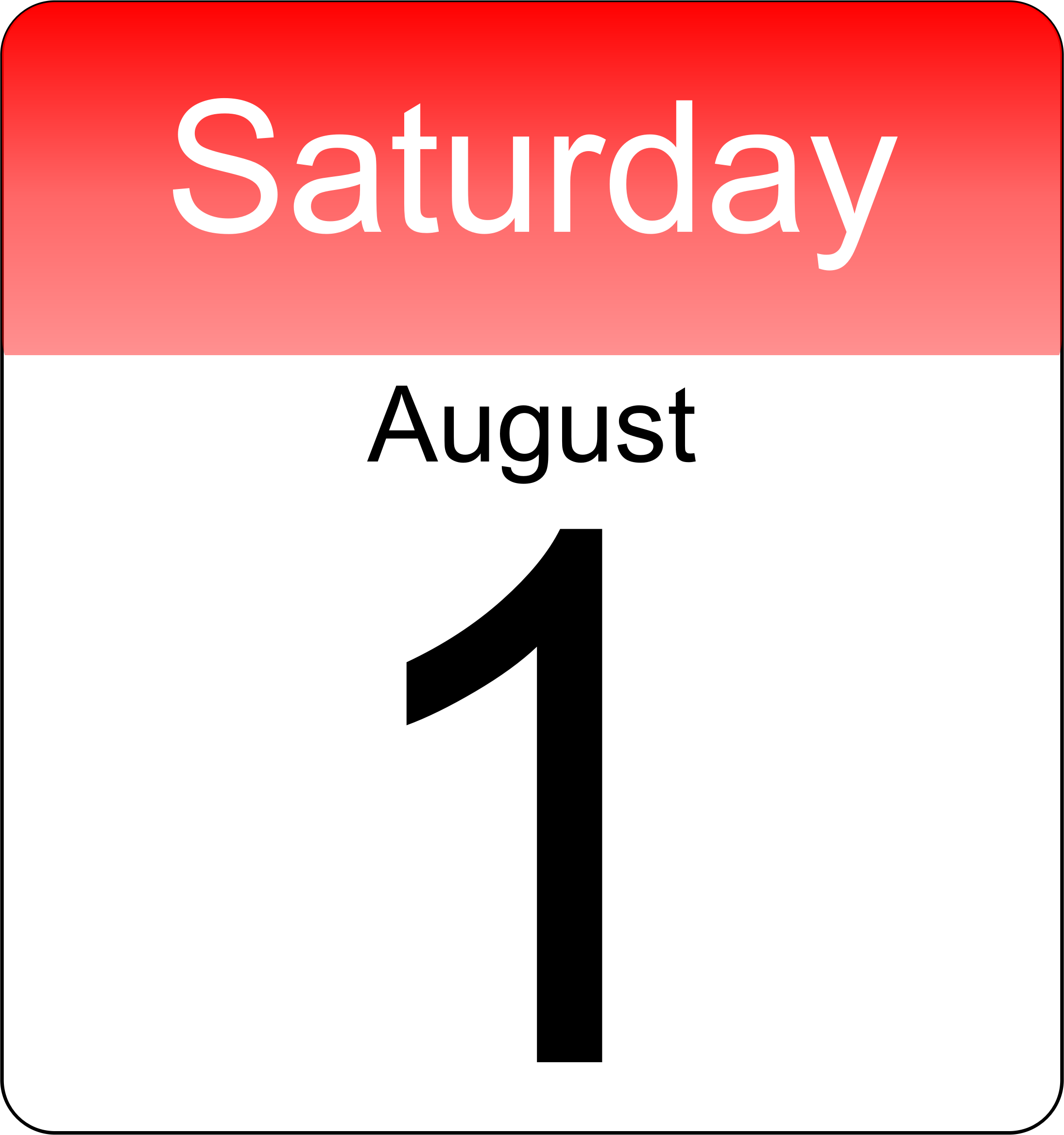Clipart Day Calendar
