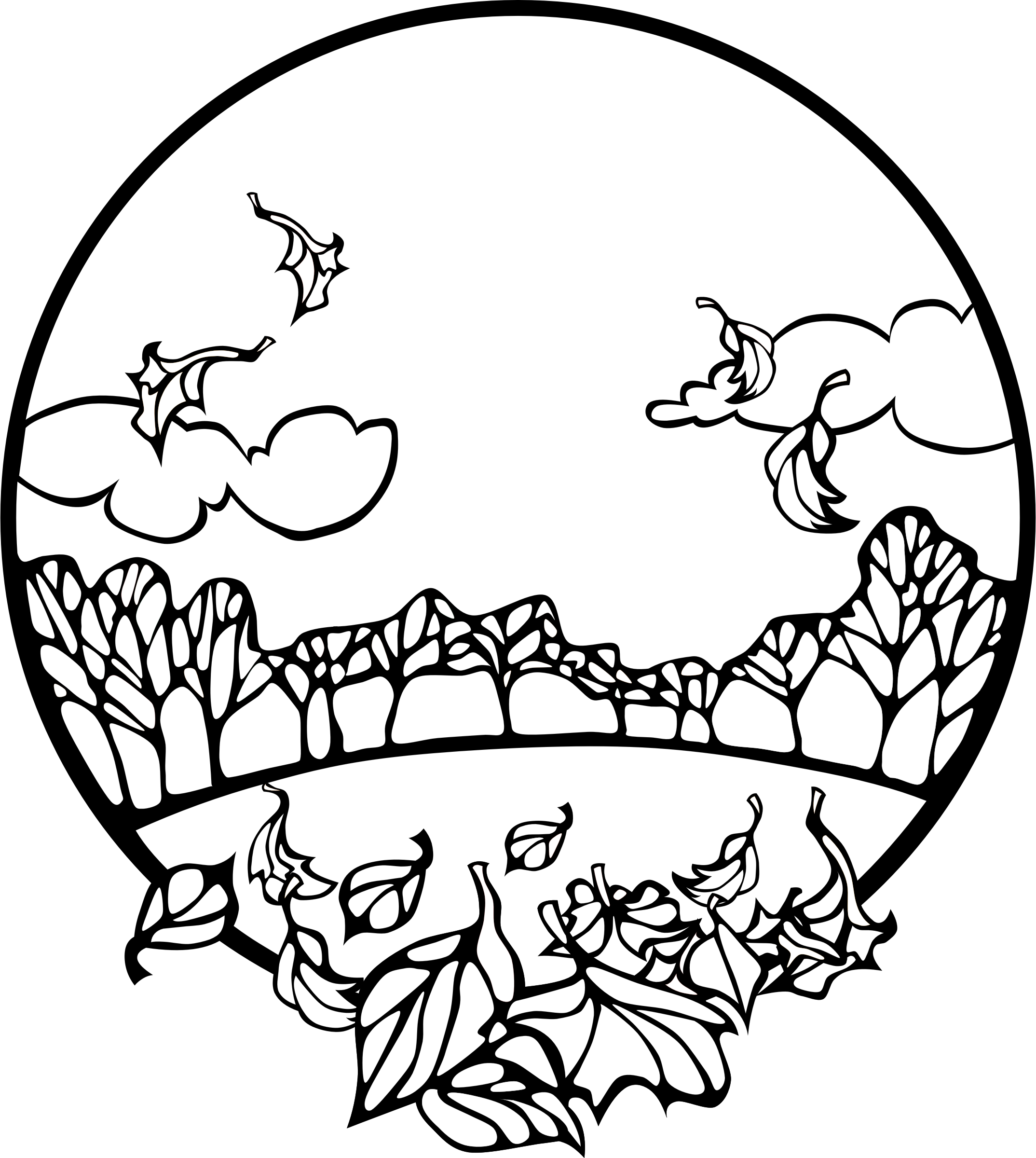 Fall Printables Black And White Printable Word Searches