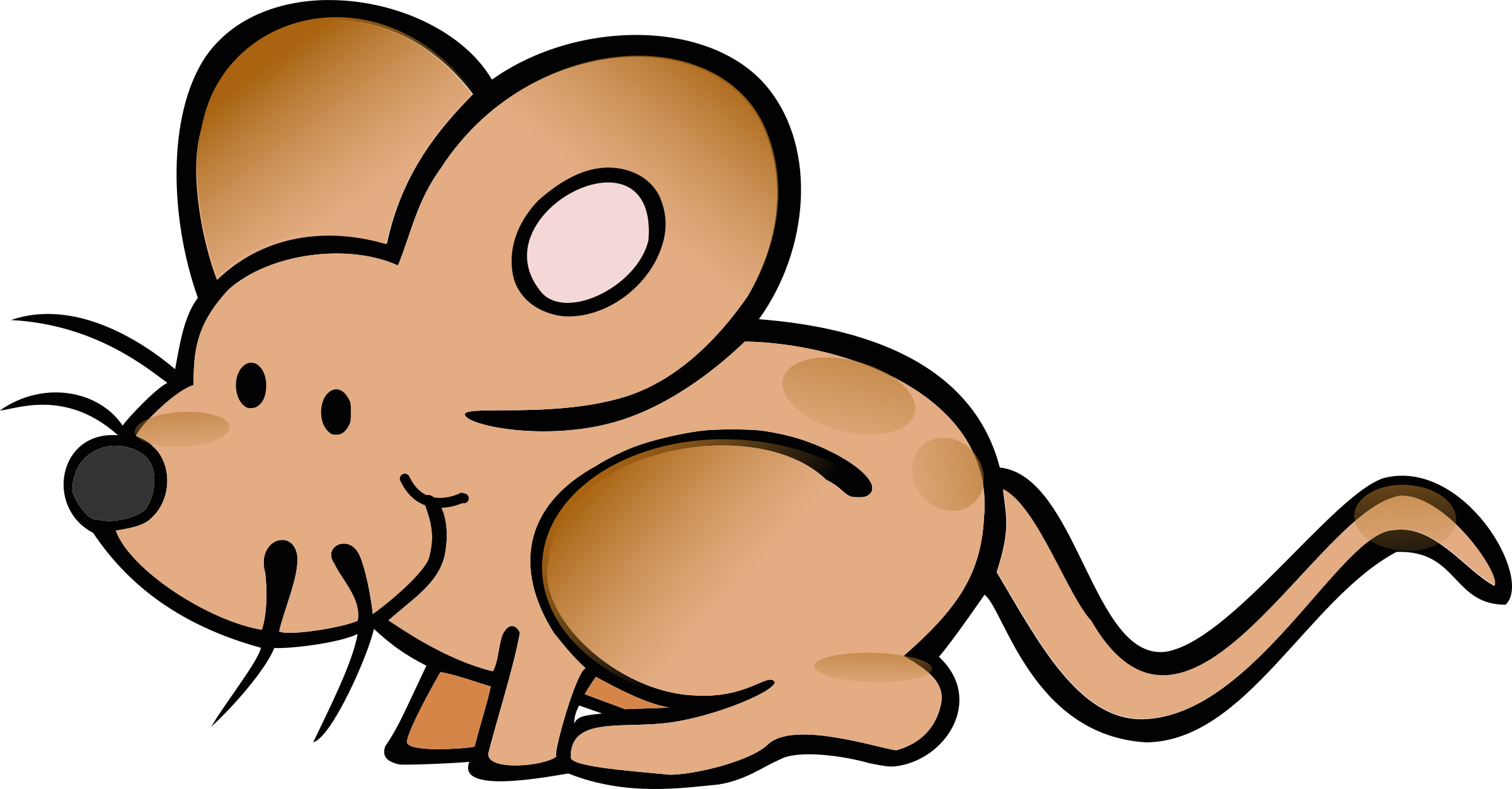 Clipart - wet mouse