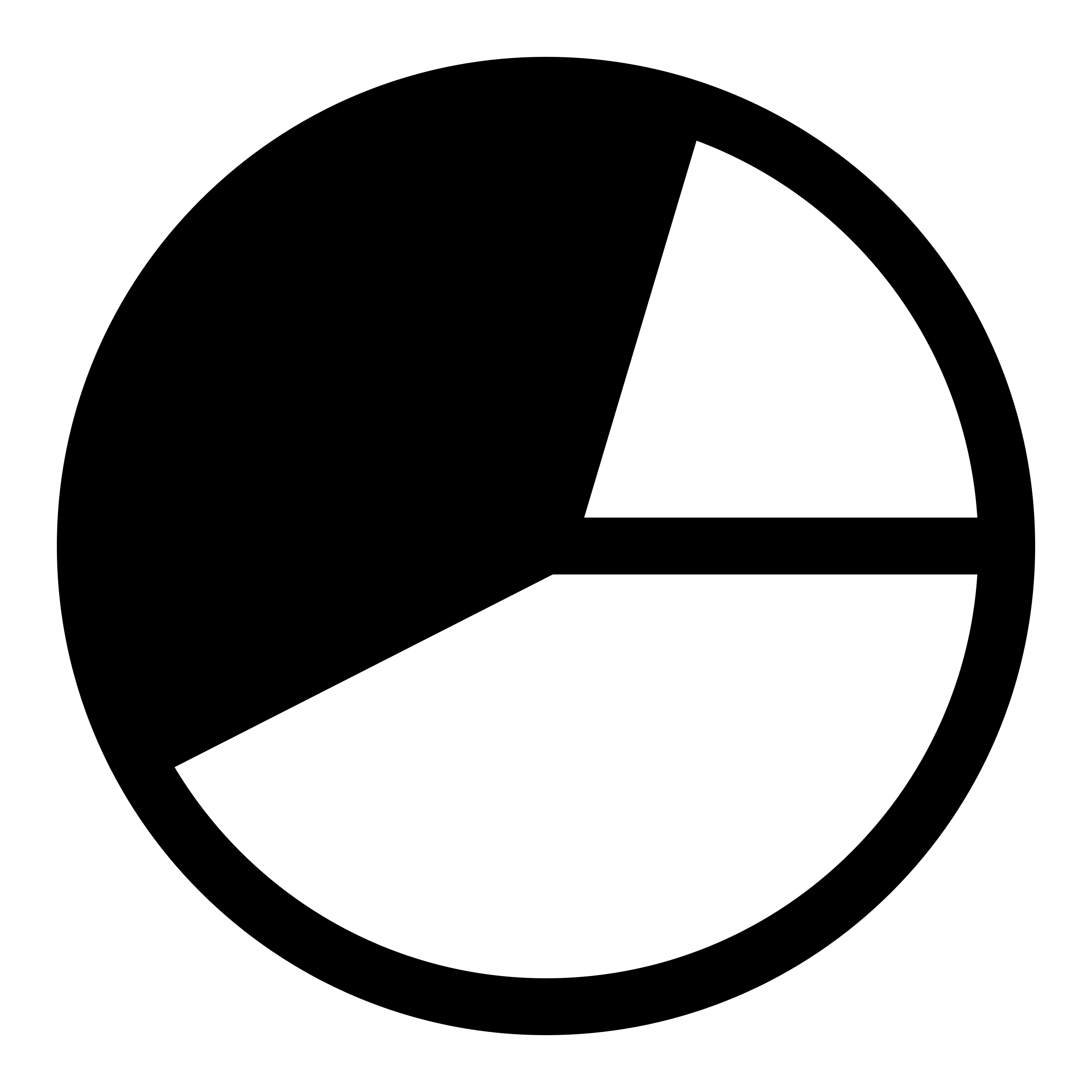 Clipart - mono chart pie