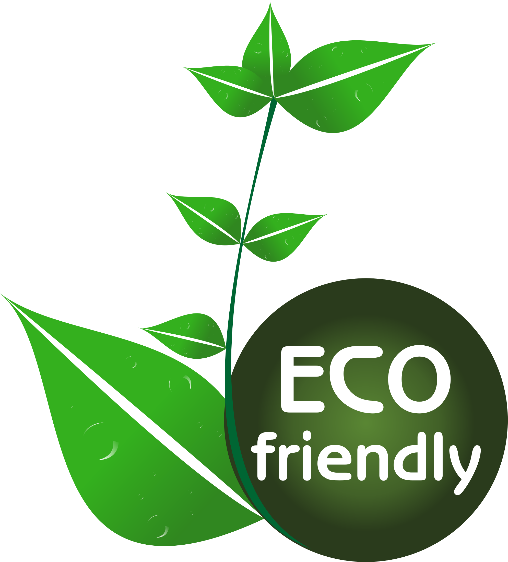 Clipart - Eco friendly tag