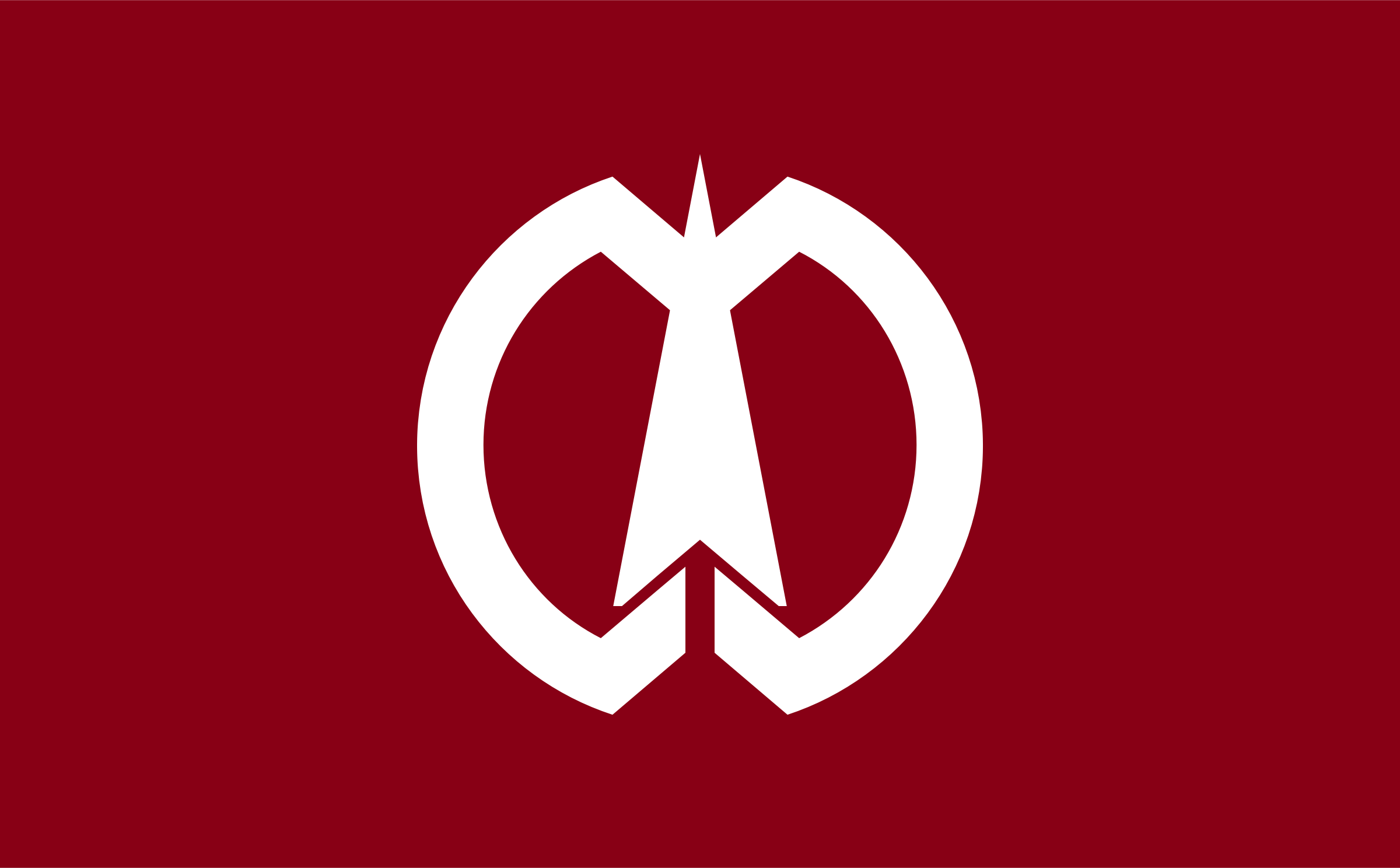 Clipart - Flag of Omori, Akita