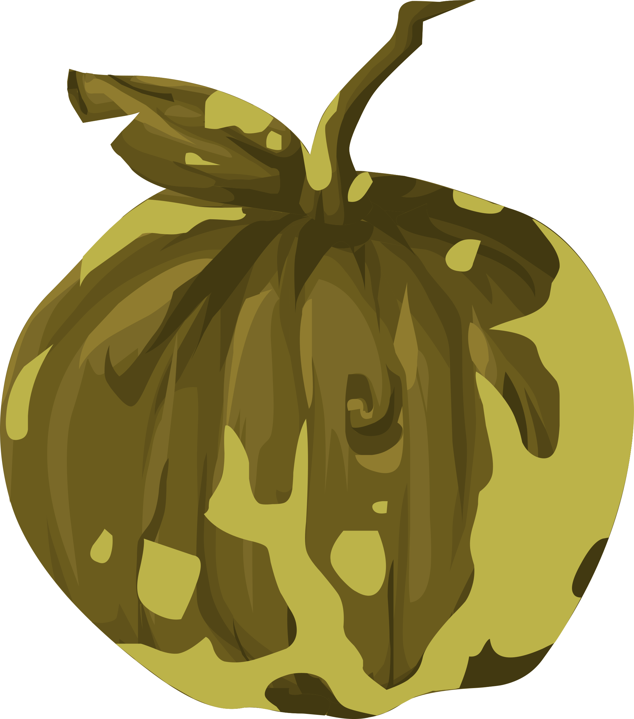 Clipart - Artifact Wooden Apple