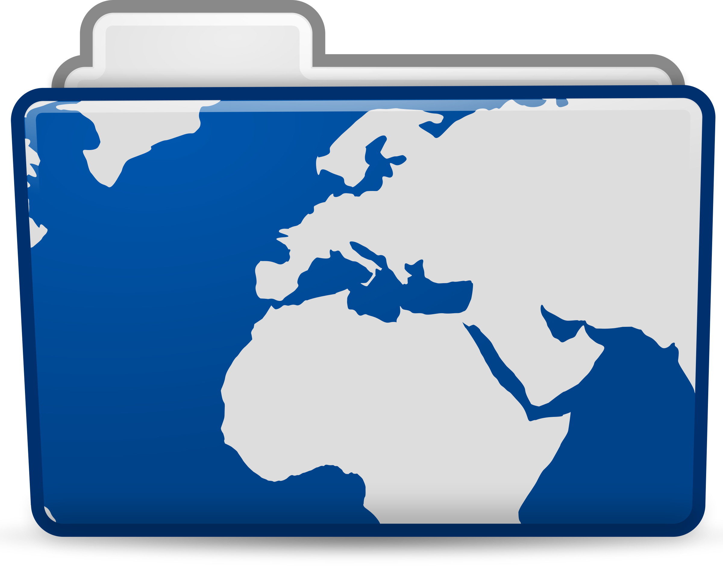 Clipart - Internet Folder Icon