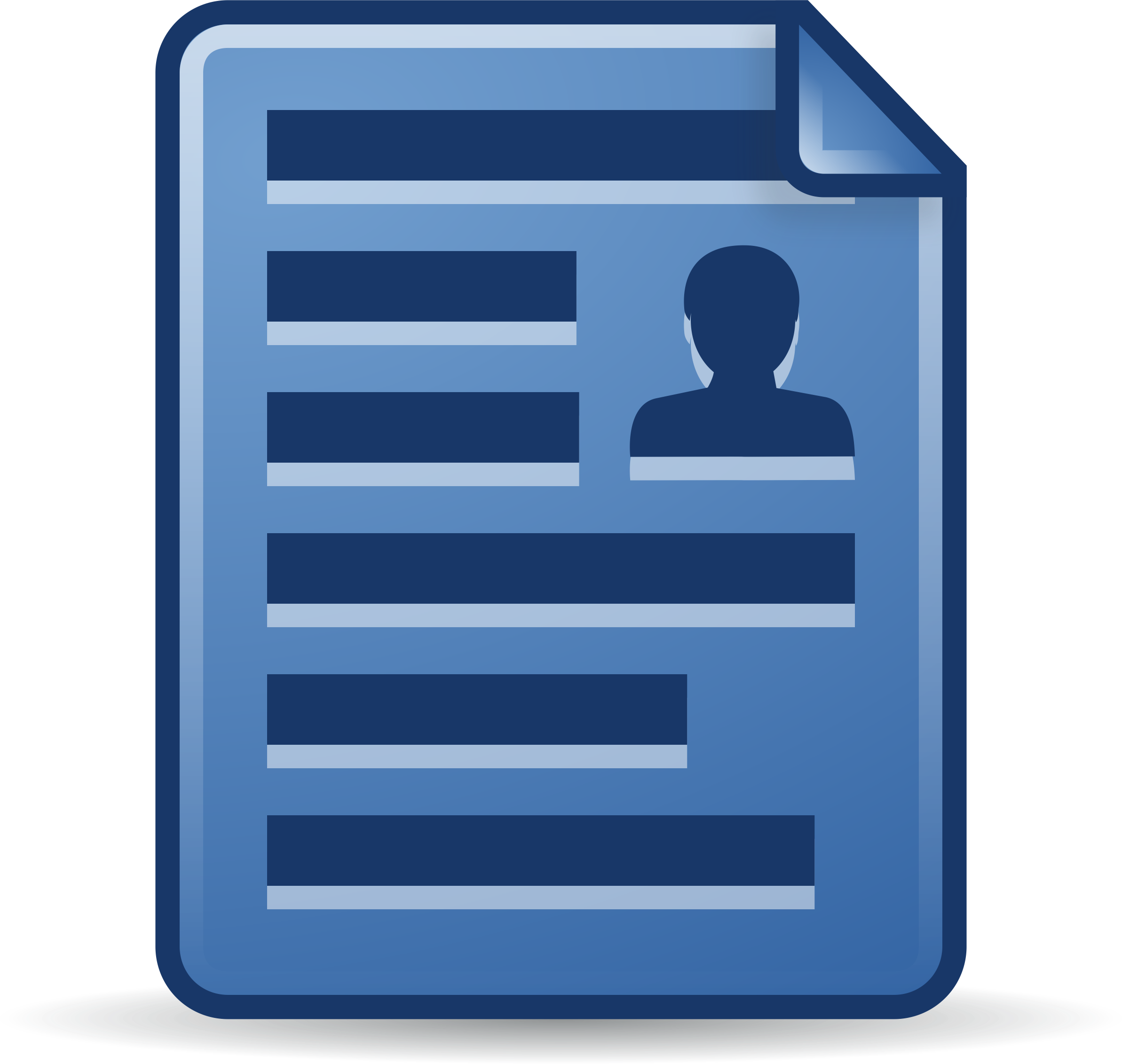 Clipart Contact Document