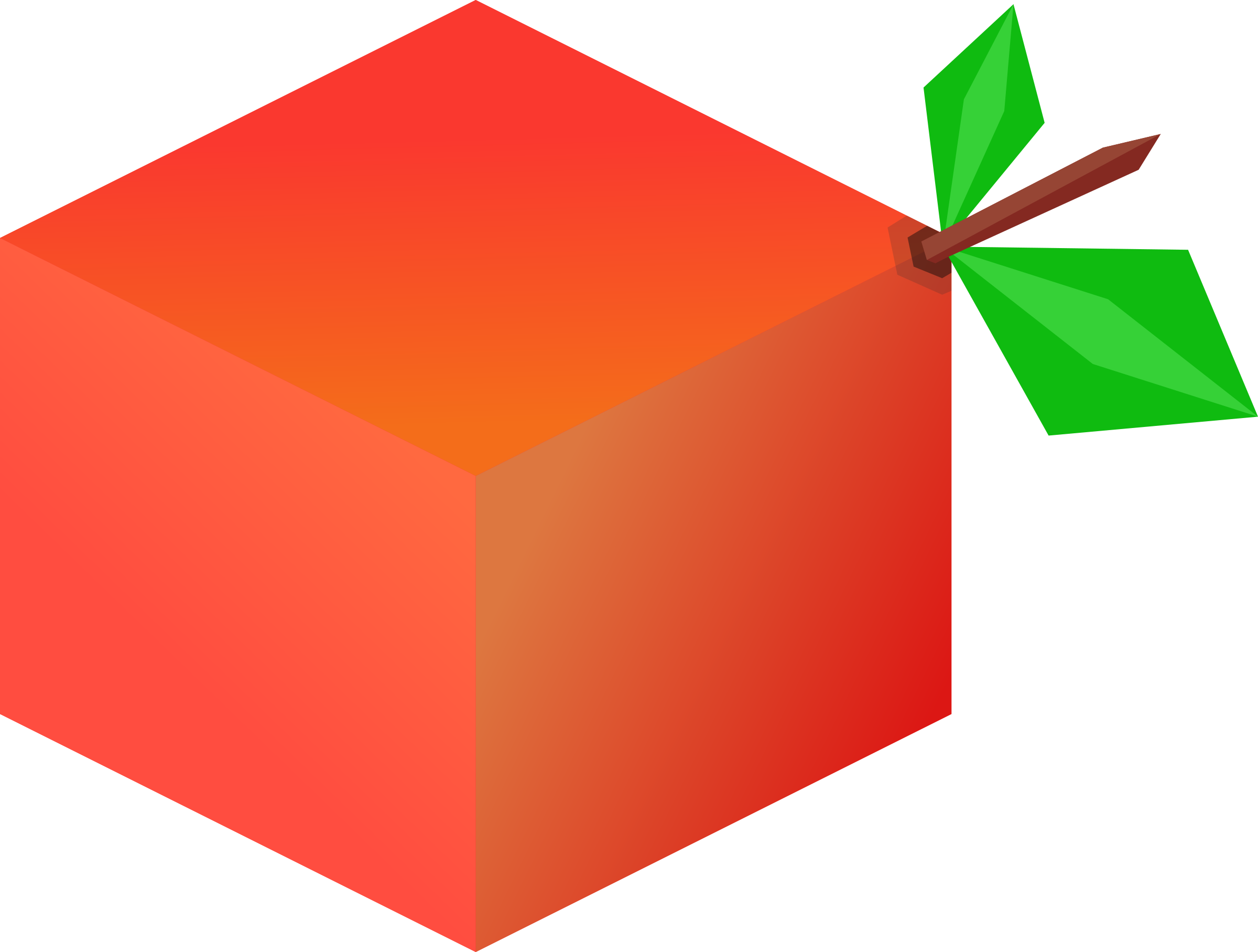 Clipart - Cubism Apple