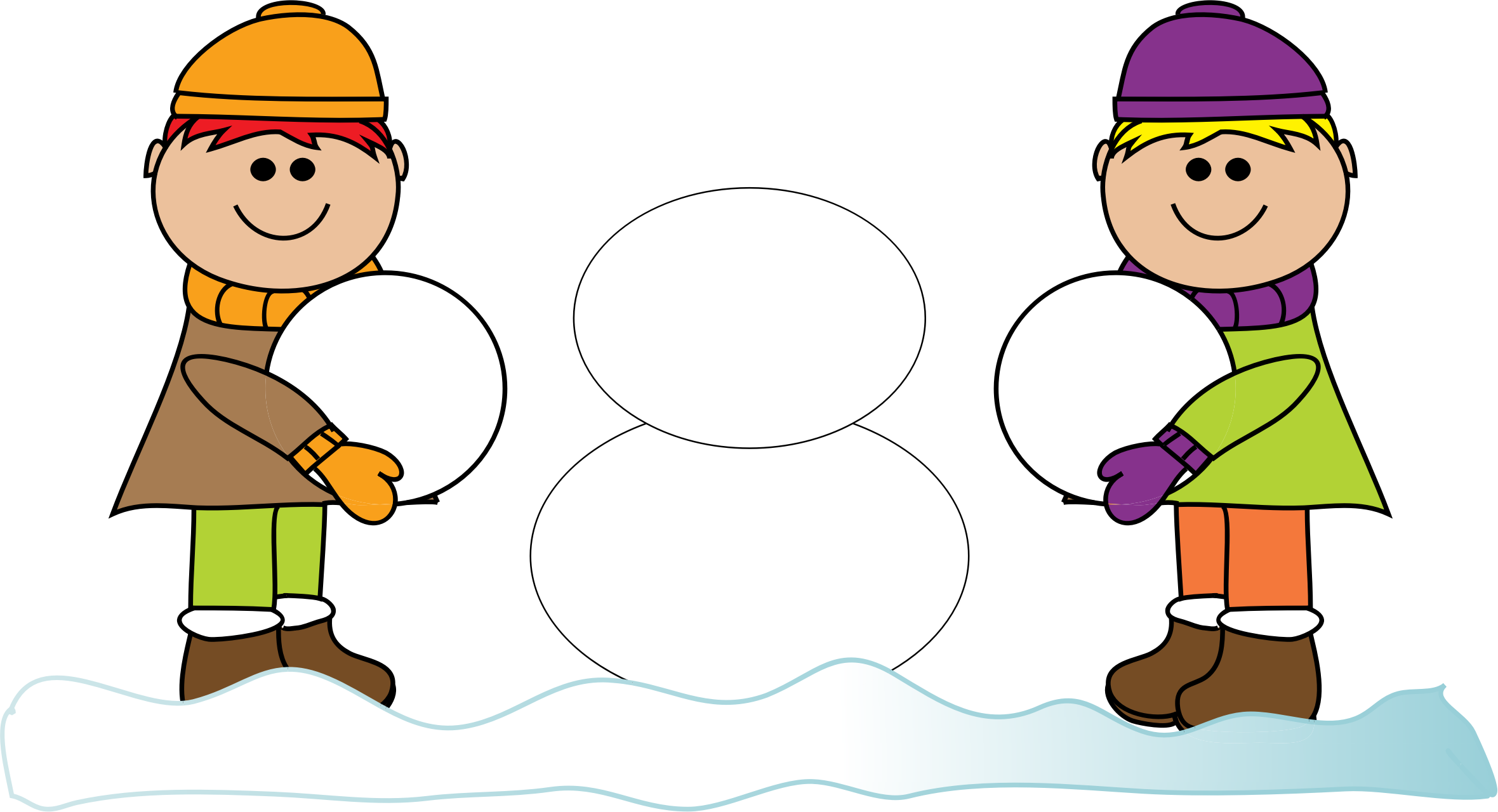 Clipart Make A Snowman