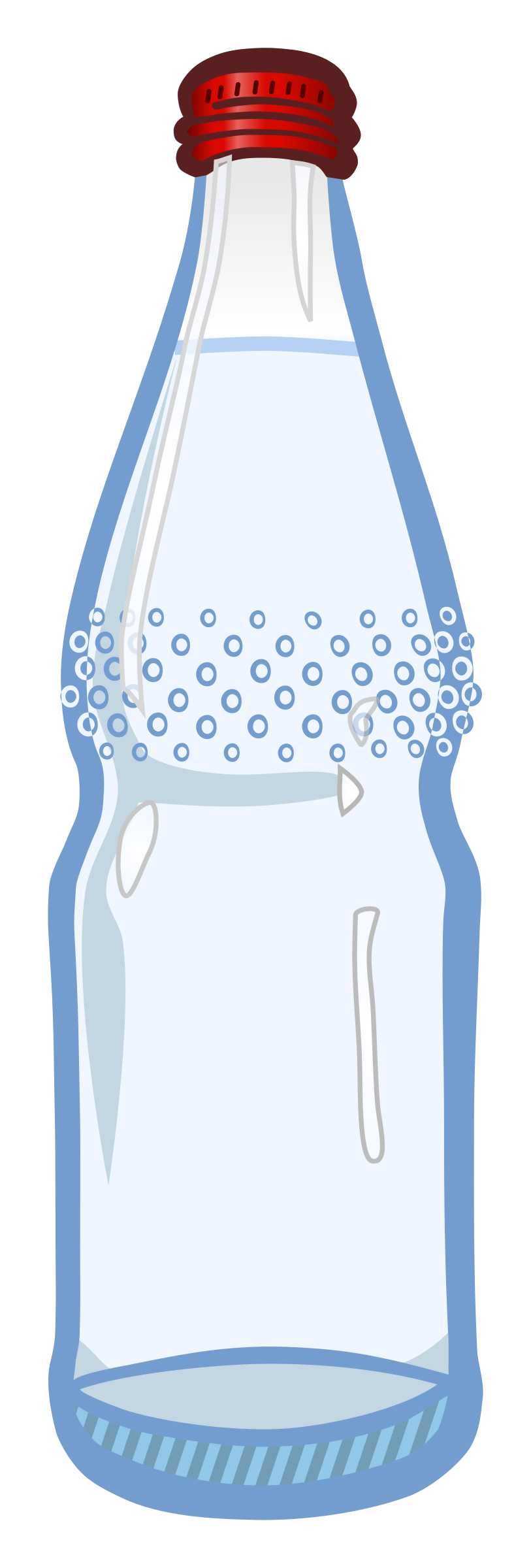 Clipart - bottle - coloured
