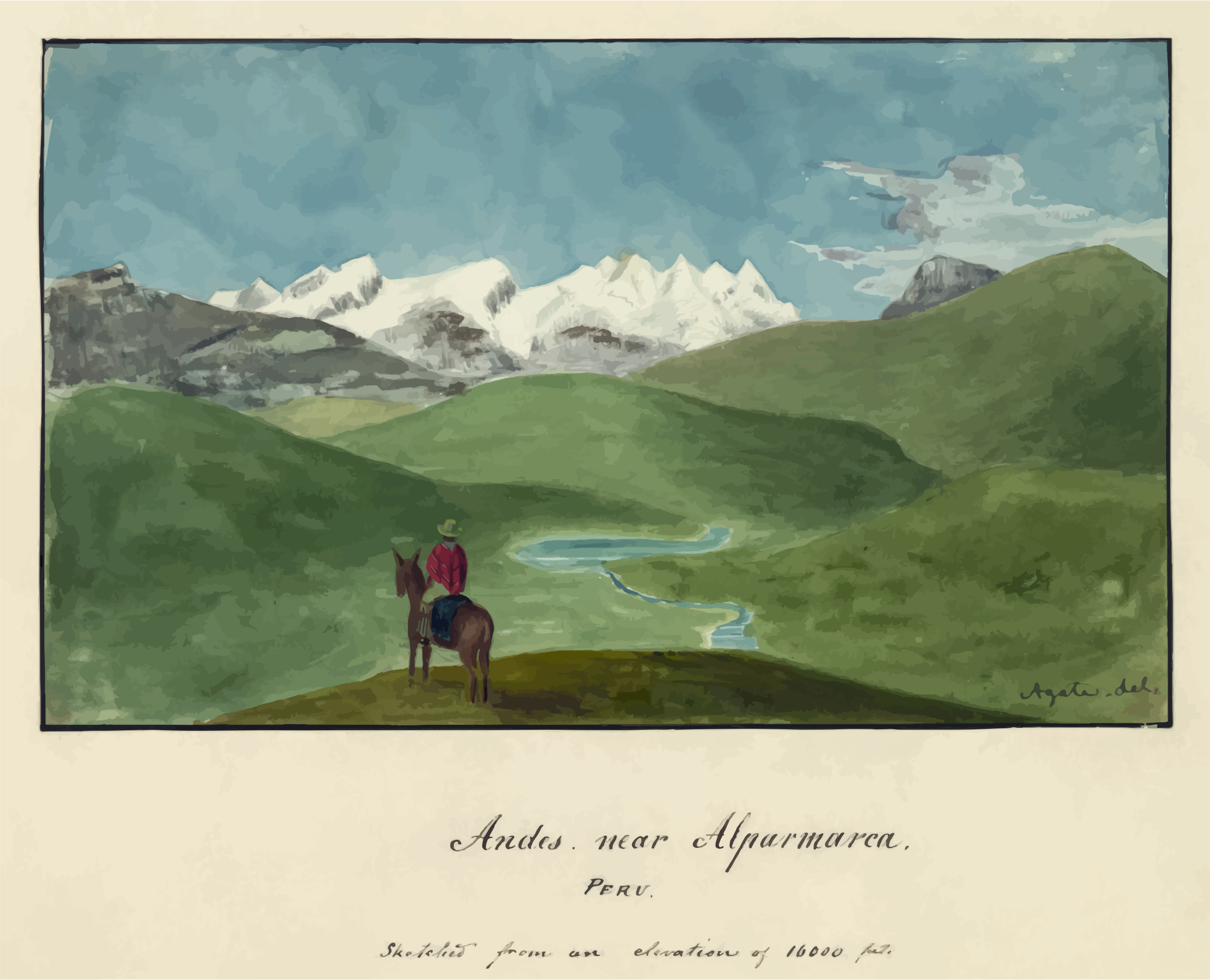 Clipart - Peruvian Andes