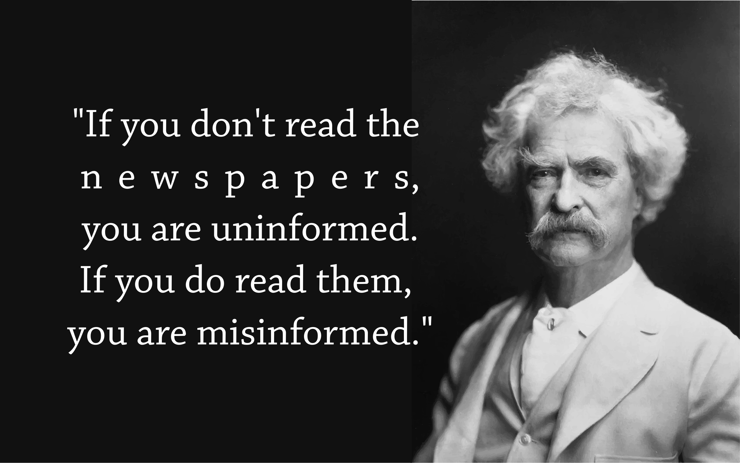 Clipart - Mark Twain Quote Clipart - Mark Twain Quote
