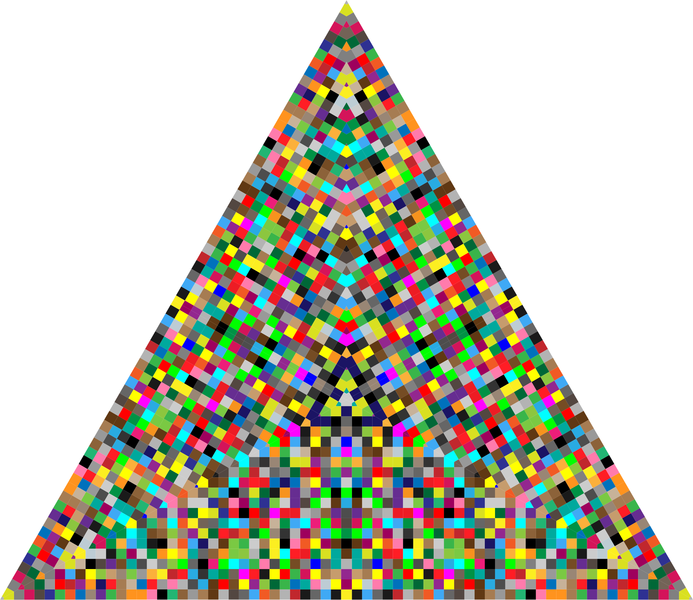 Clipart - Confetti Triangle