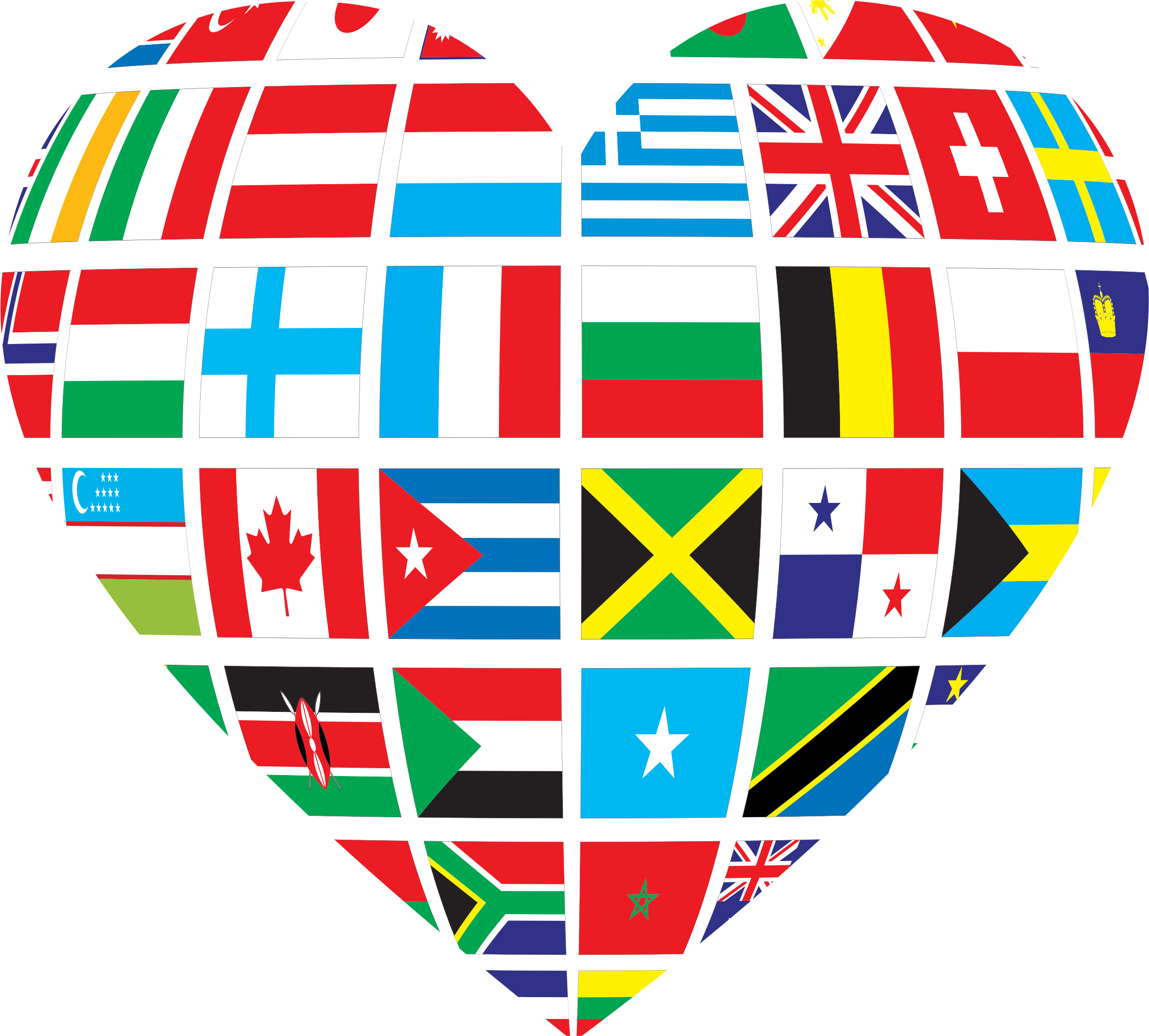 Clipart - Global Heart