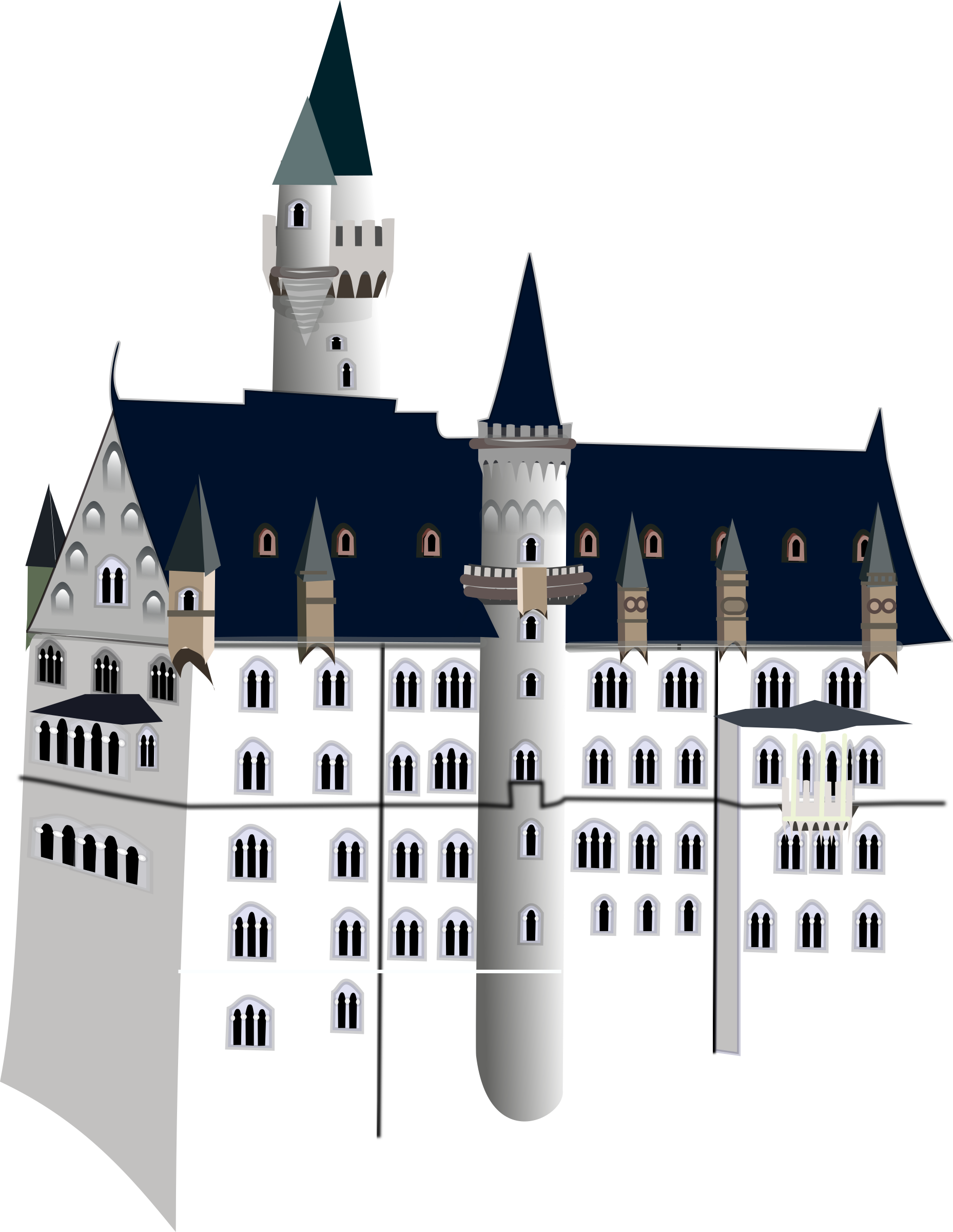 Clipart - Neuschwanstein Castle