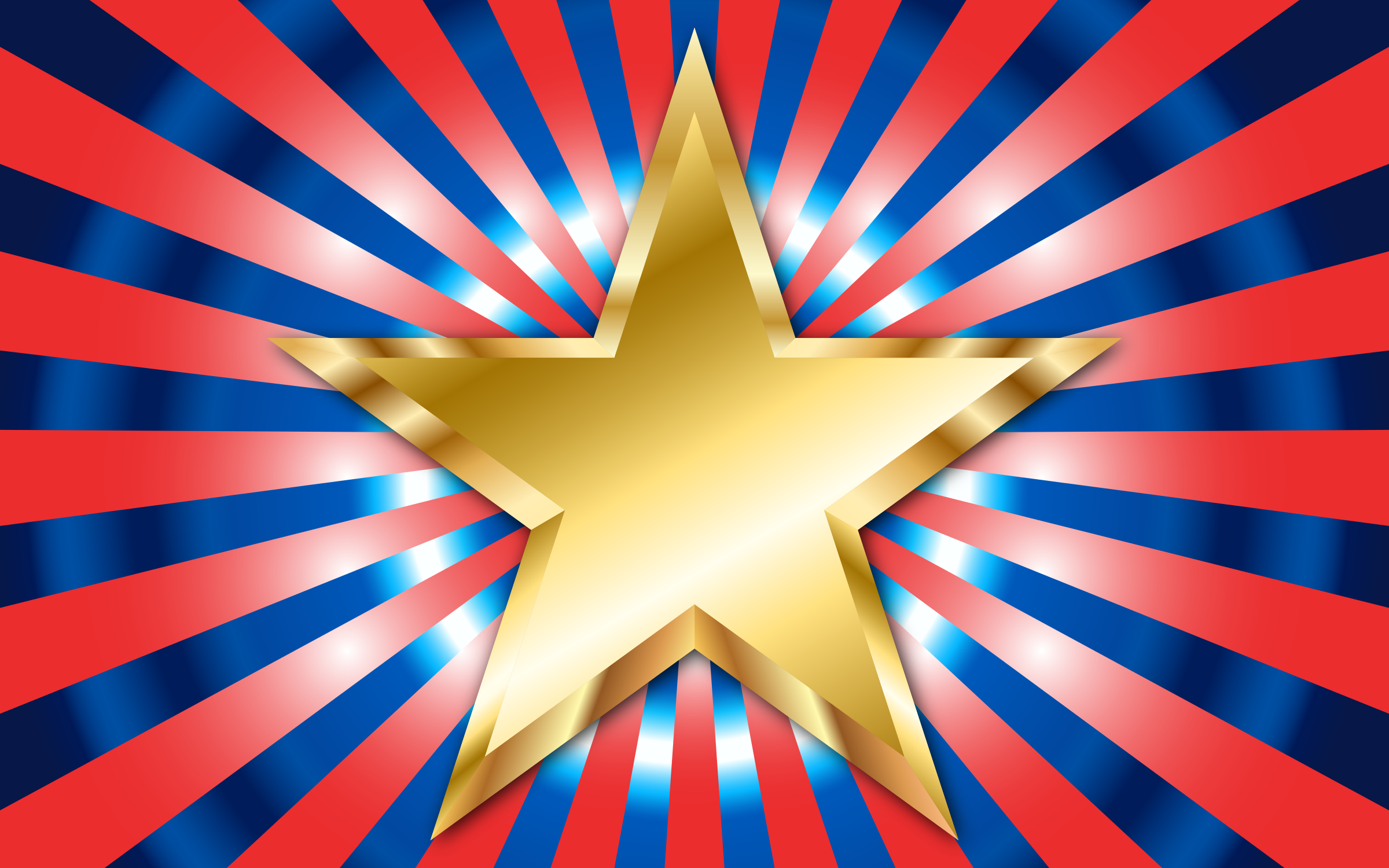 Clipart - Gold Starburst