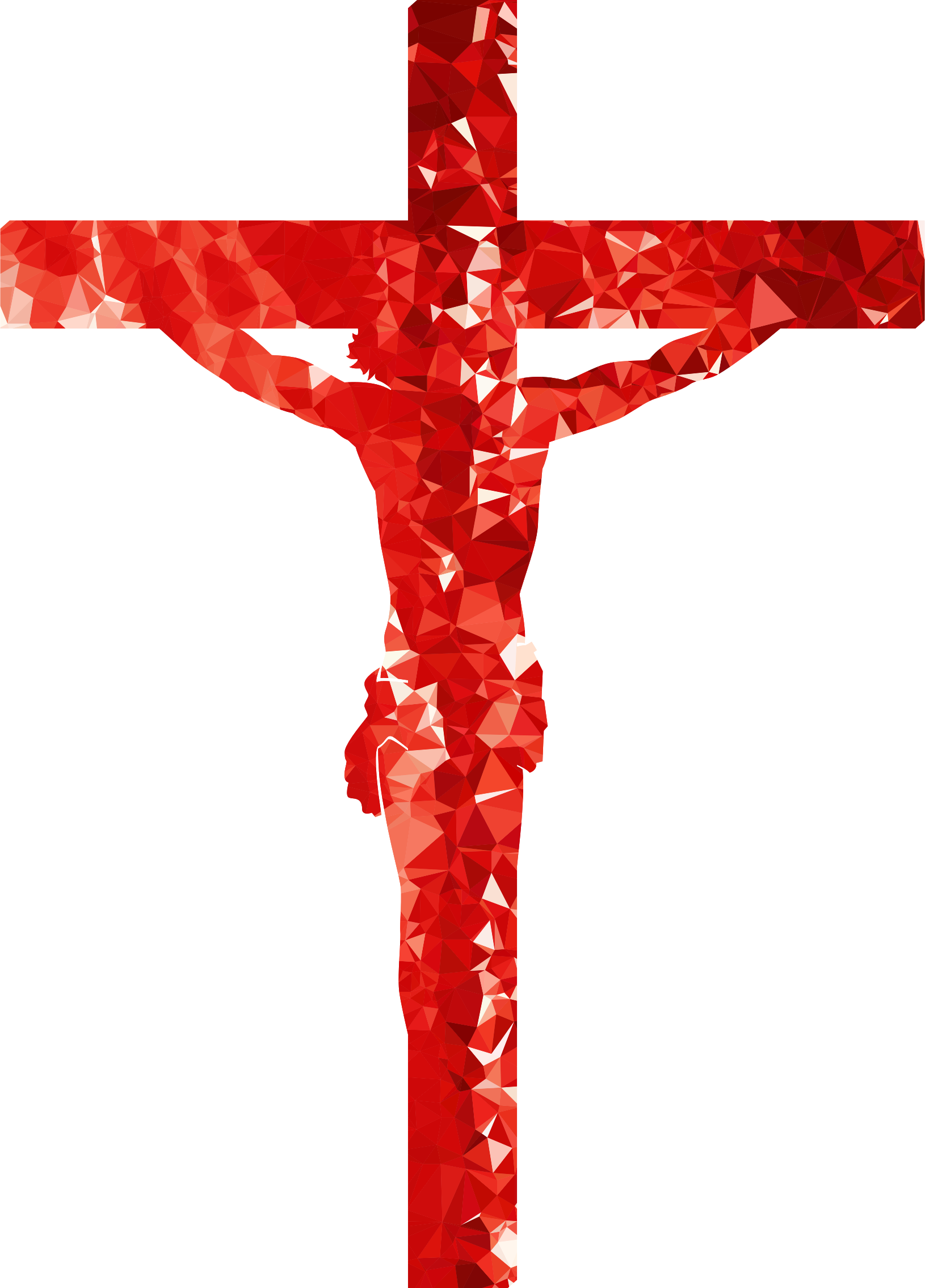 Clipart - Ruby Crucifix