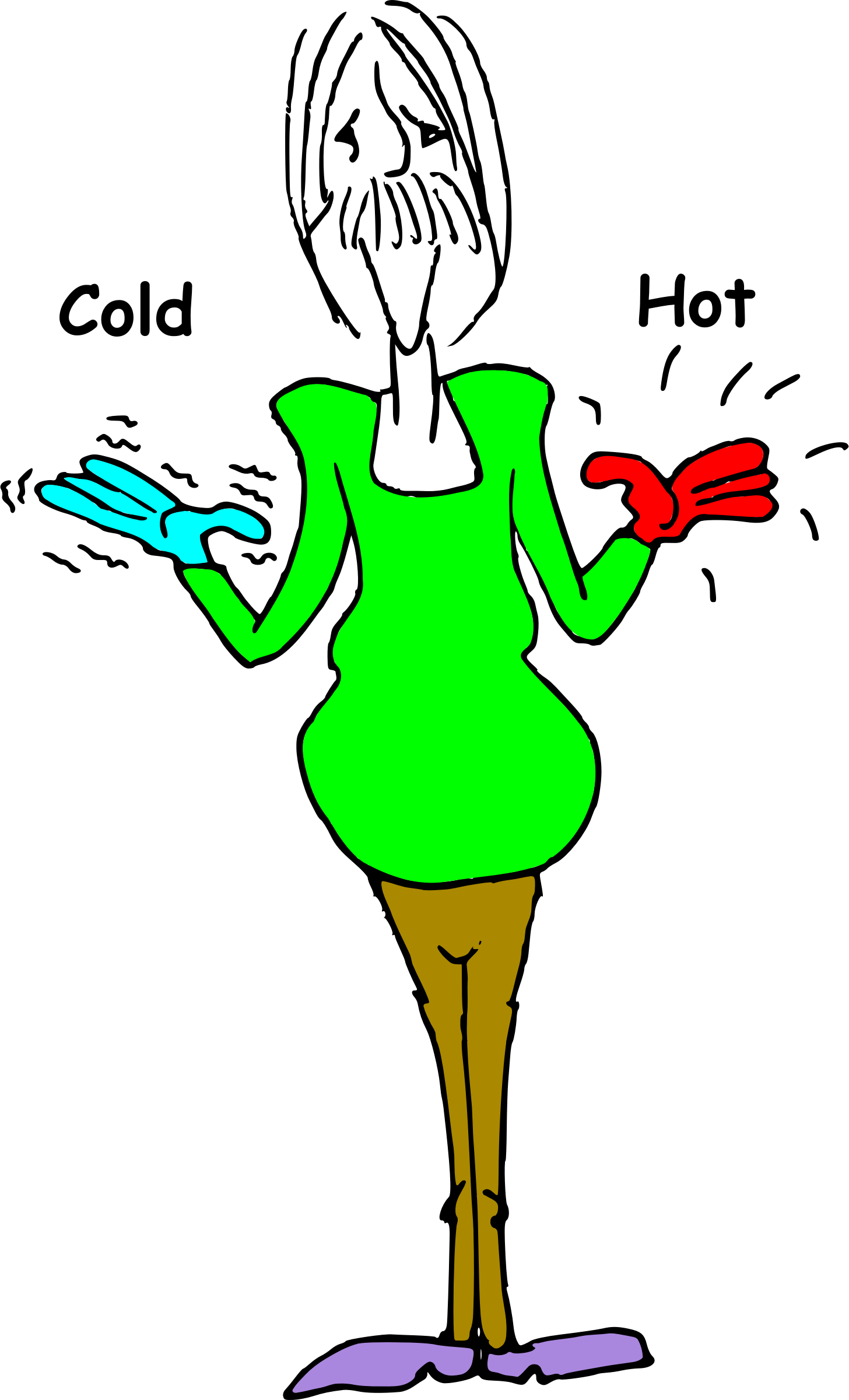 Clipart - Hot Vs. Cold