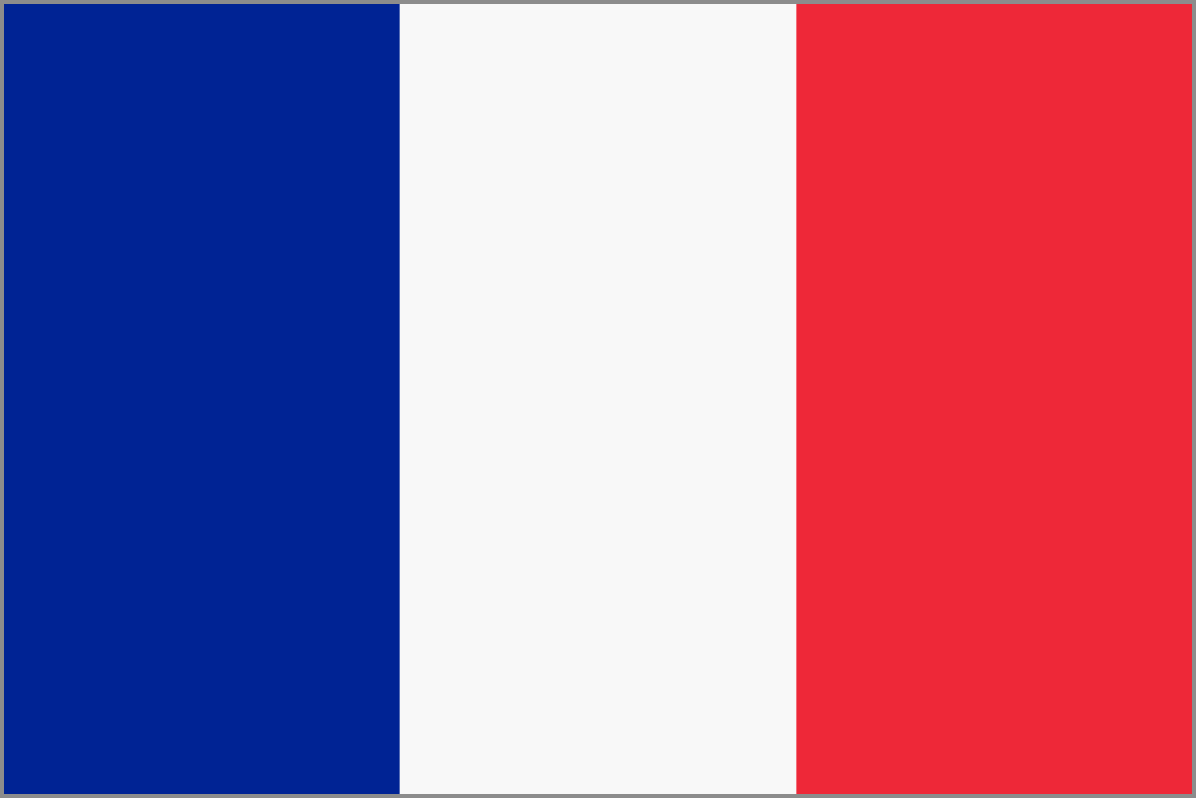 Clipart - Framed flag of France