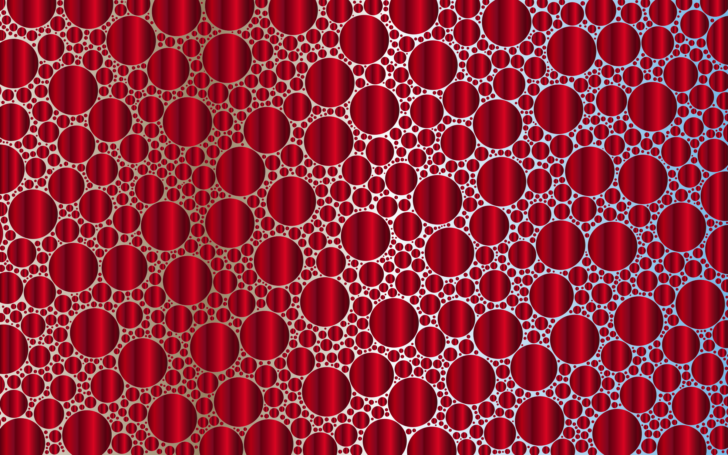 Clipart - Prismatic Packed Circles 18