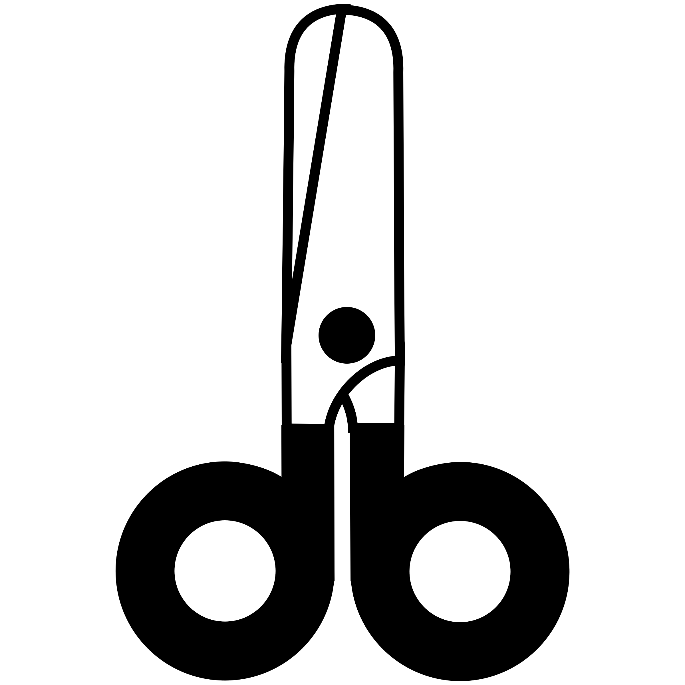 Clipart - scissors closed icon