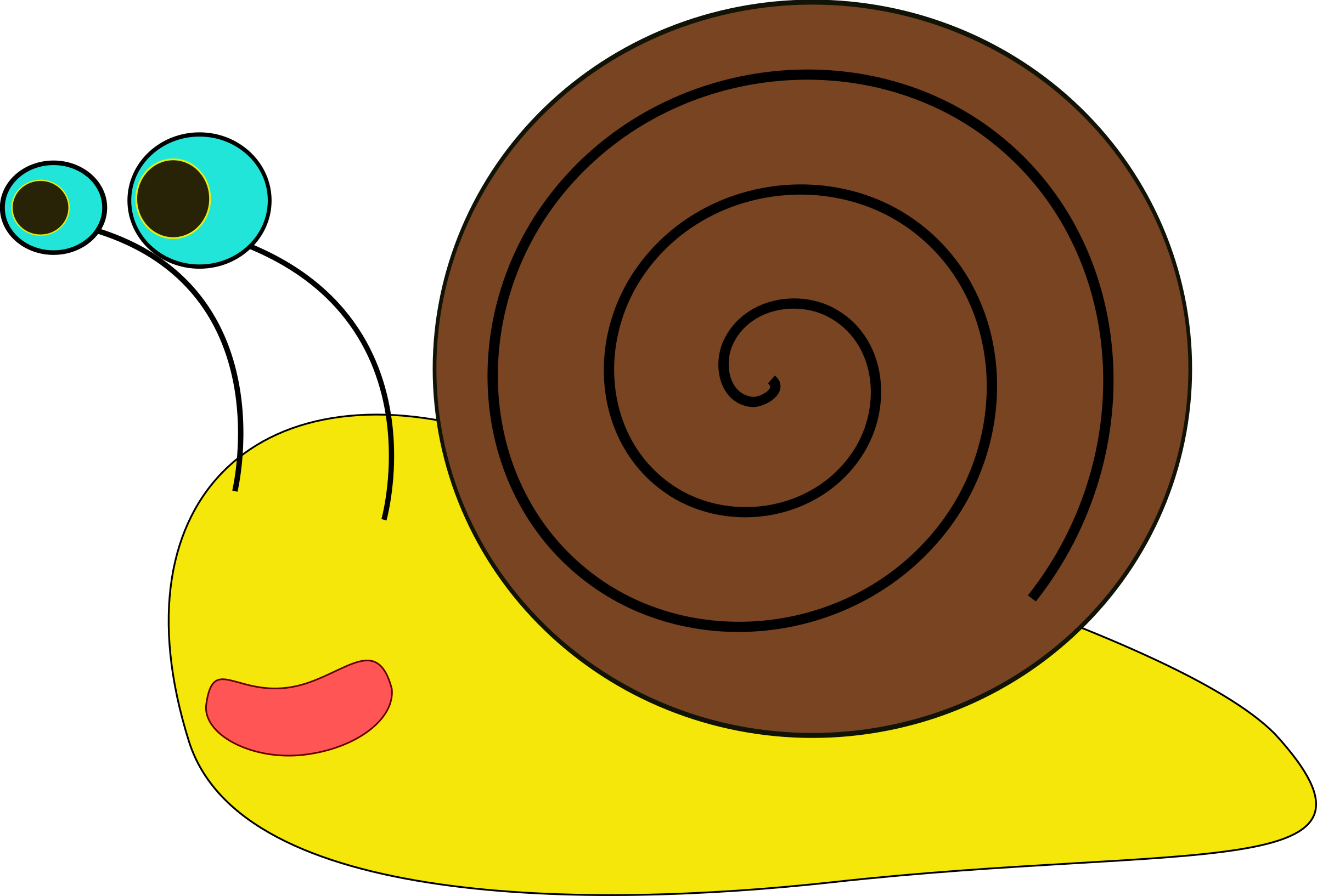 Clipart - snail