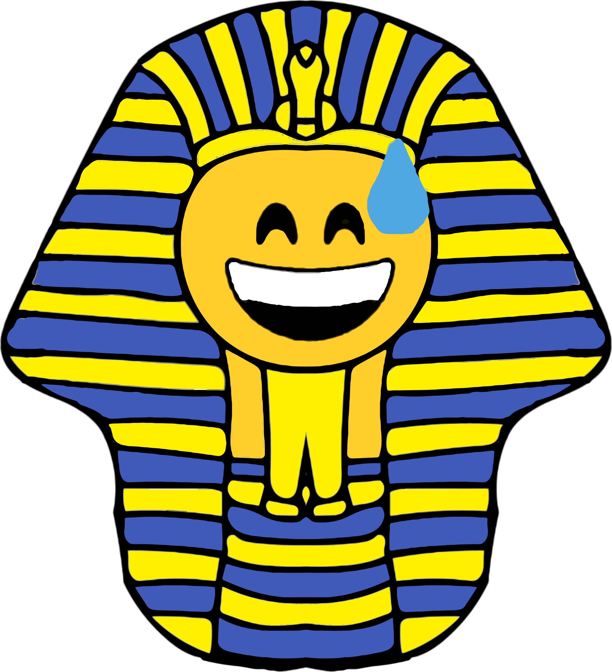 Clipart - Pharaoh Smiley 5