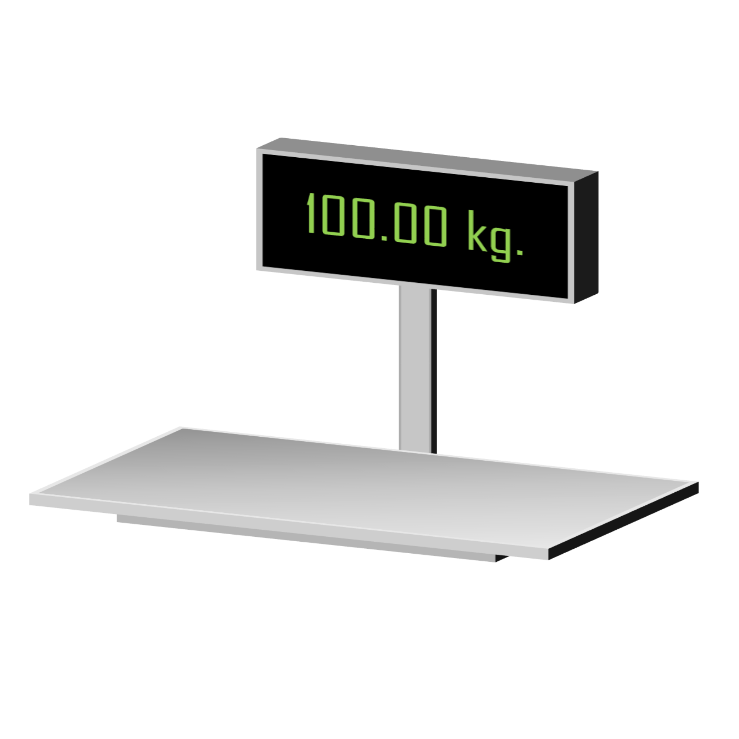 Clipart - Digital Scale