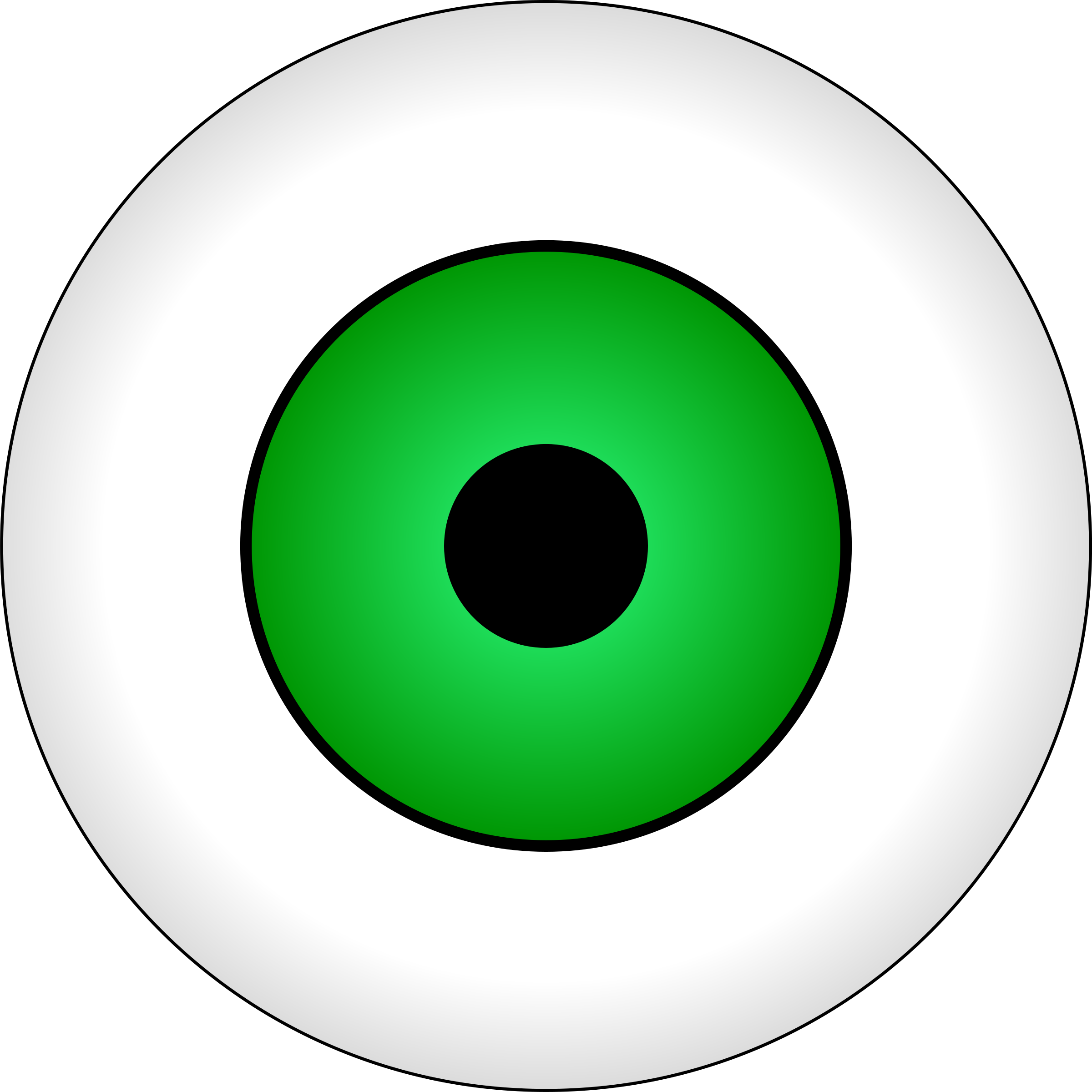 Clipart - Olhos Verdes / Green Eye