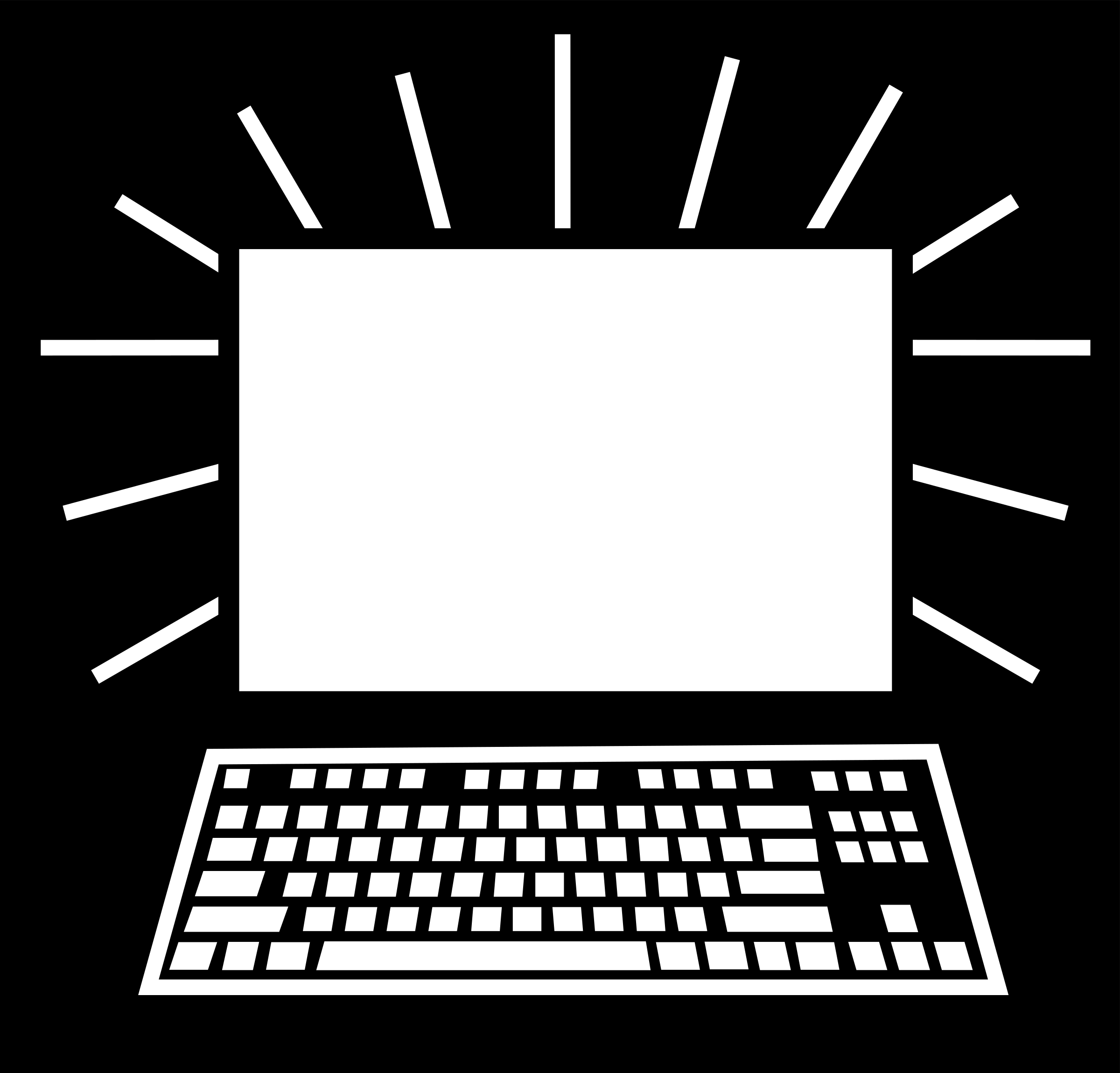 Clipart - Stylized Computer Clipart - Stylized Computer