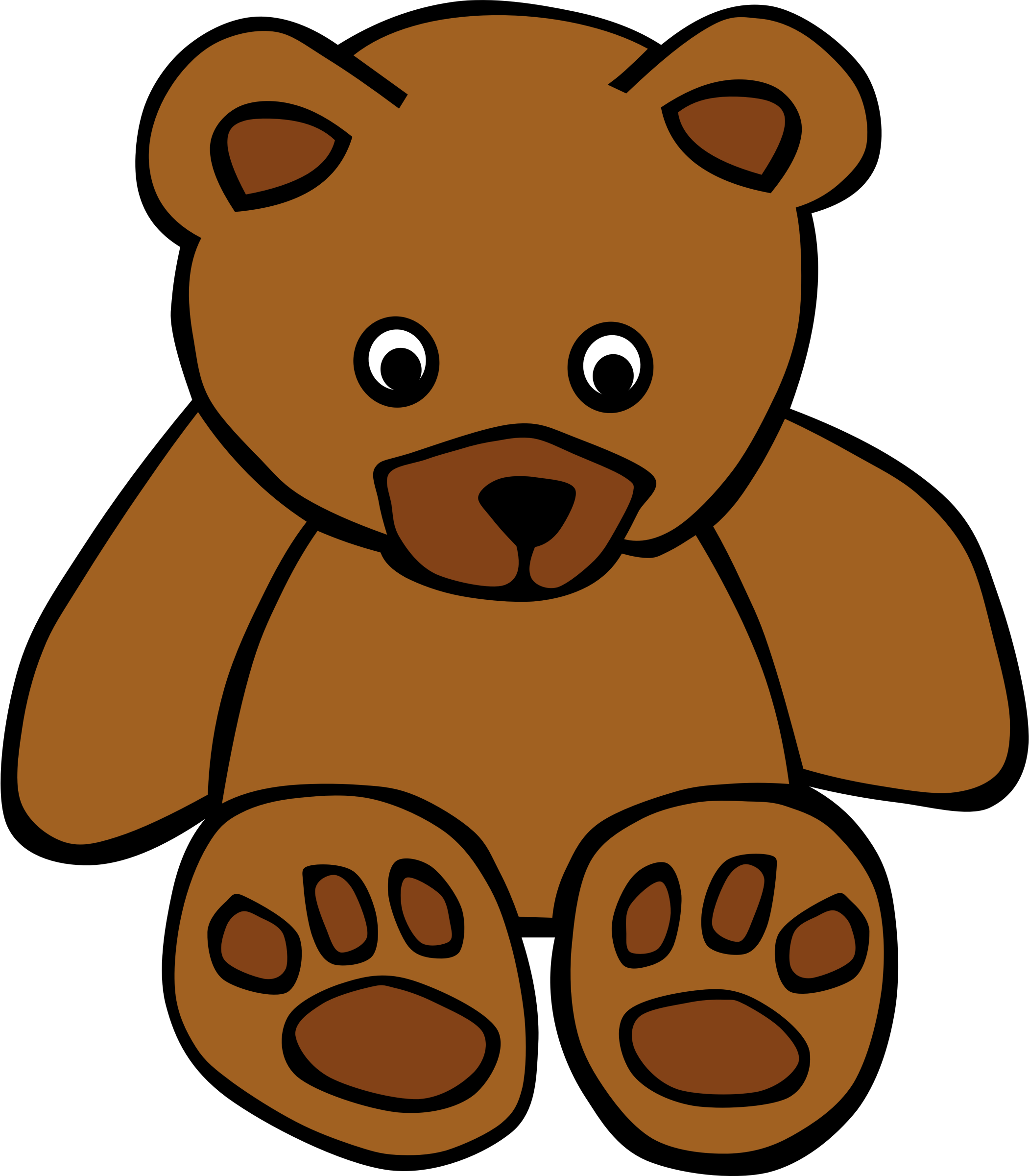 Clipart Simple Teddy Bear