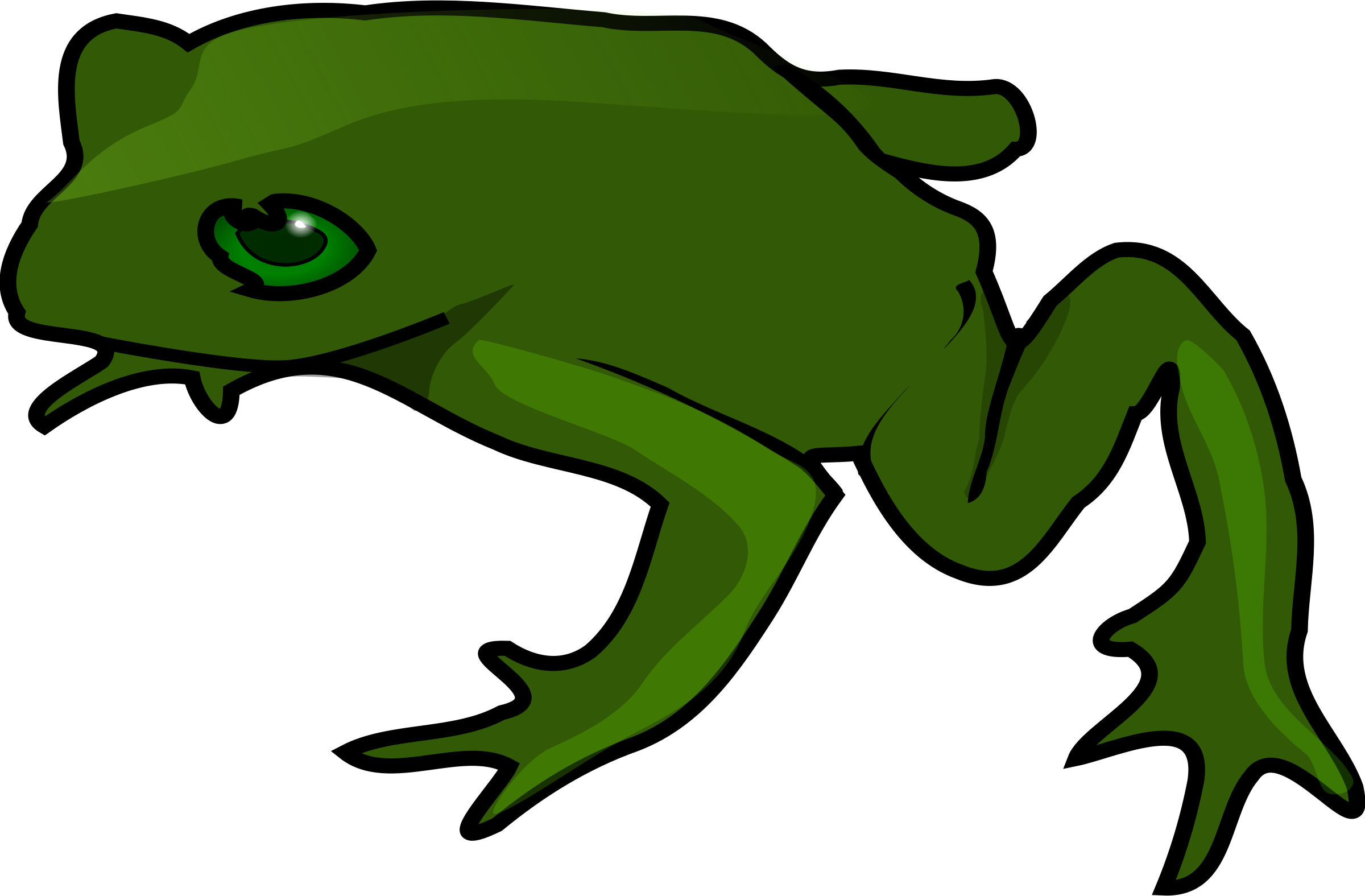 Clipart - frog