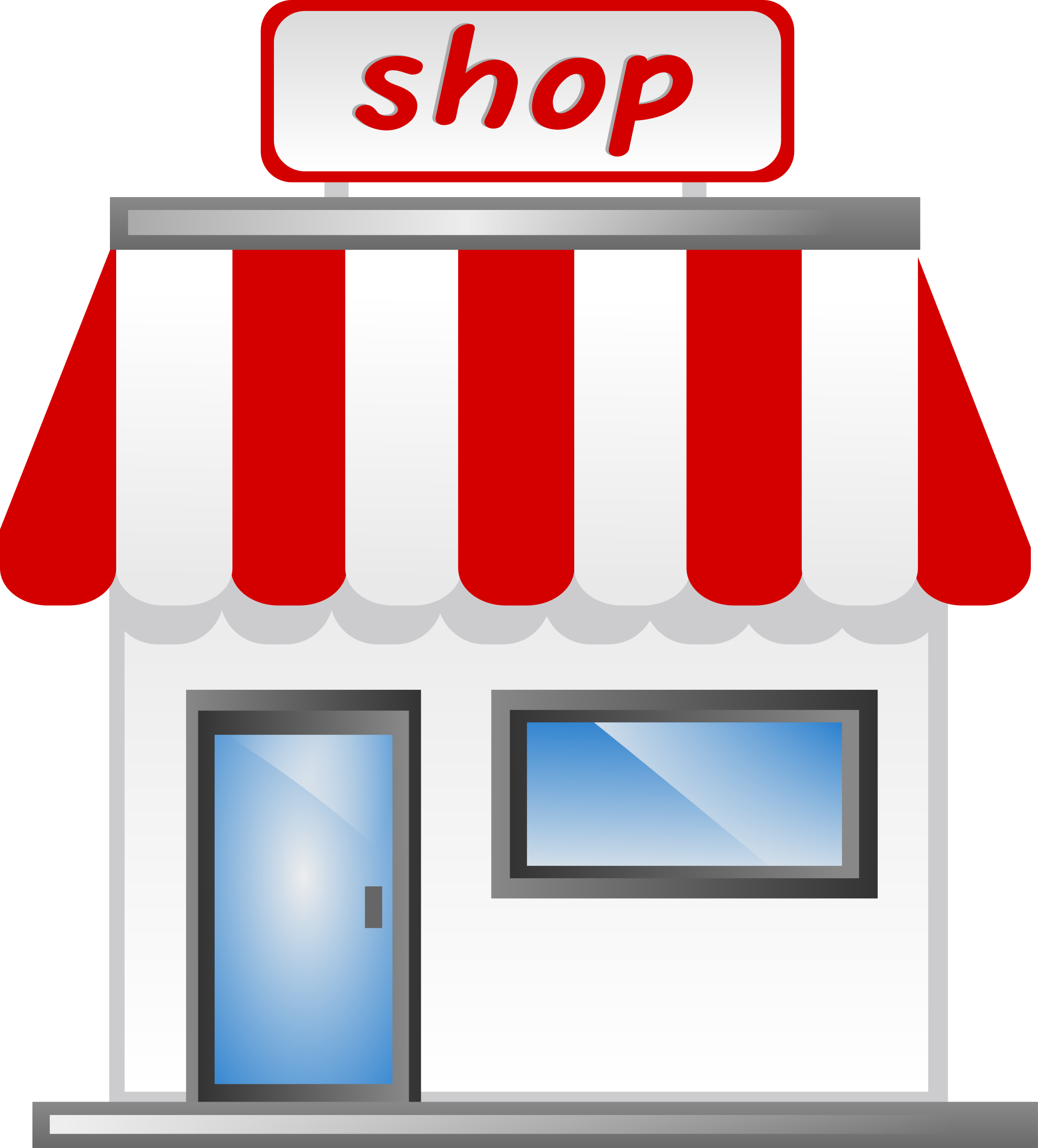 Clipart Shop Front Icon