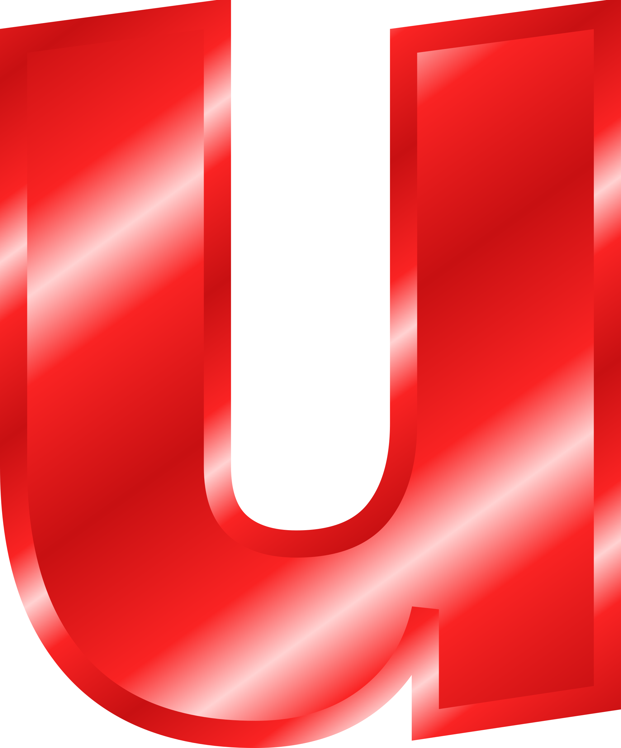 Clipart - Effect Letters Alphabet red