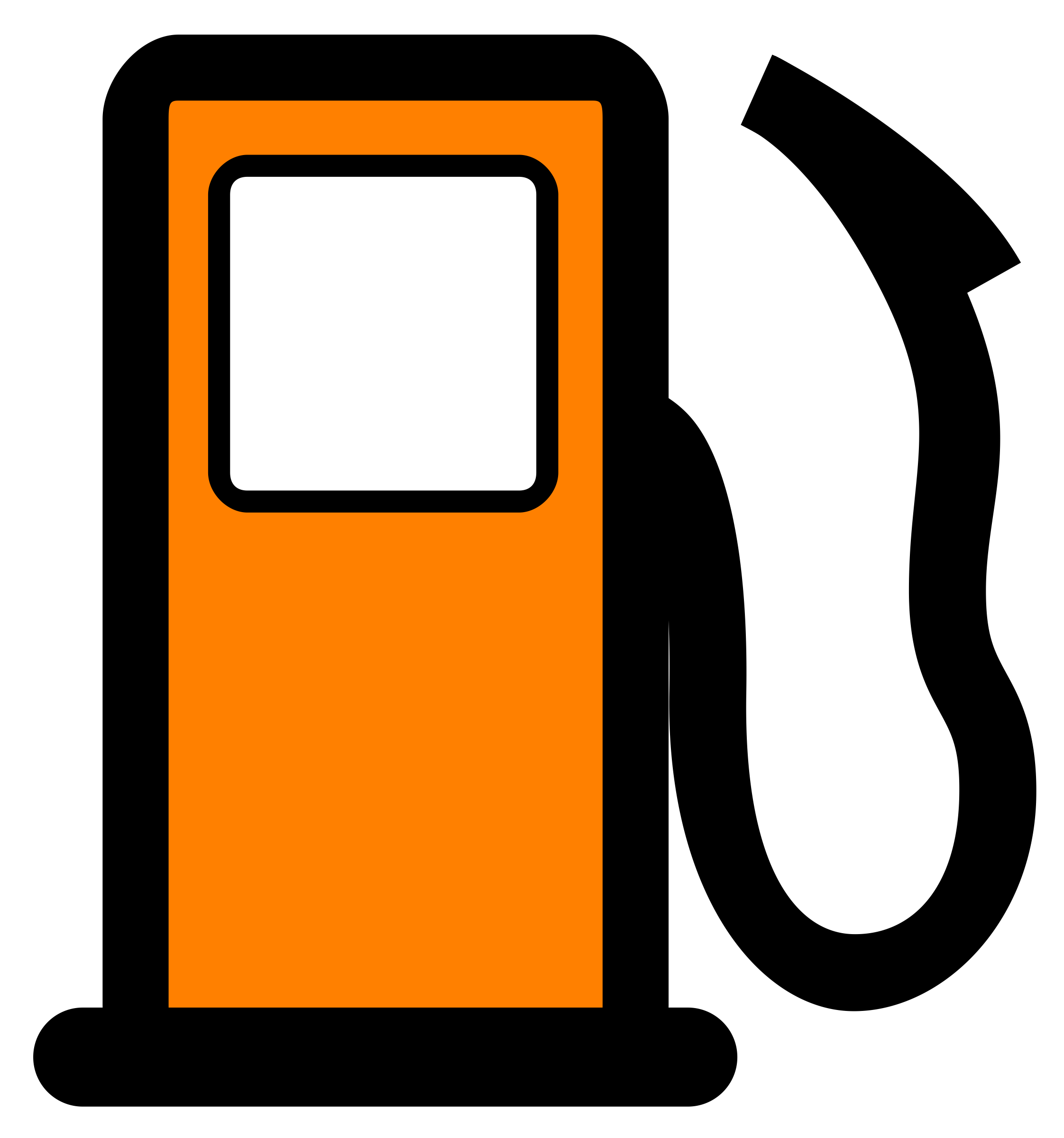 Clipart Fuel Pump Map Poi