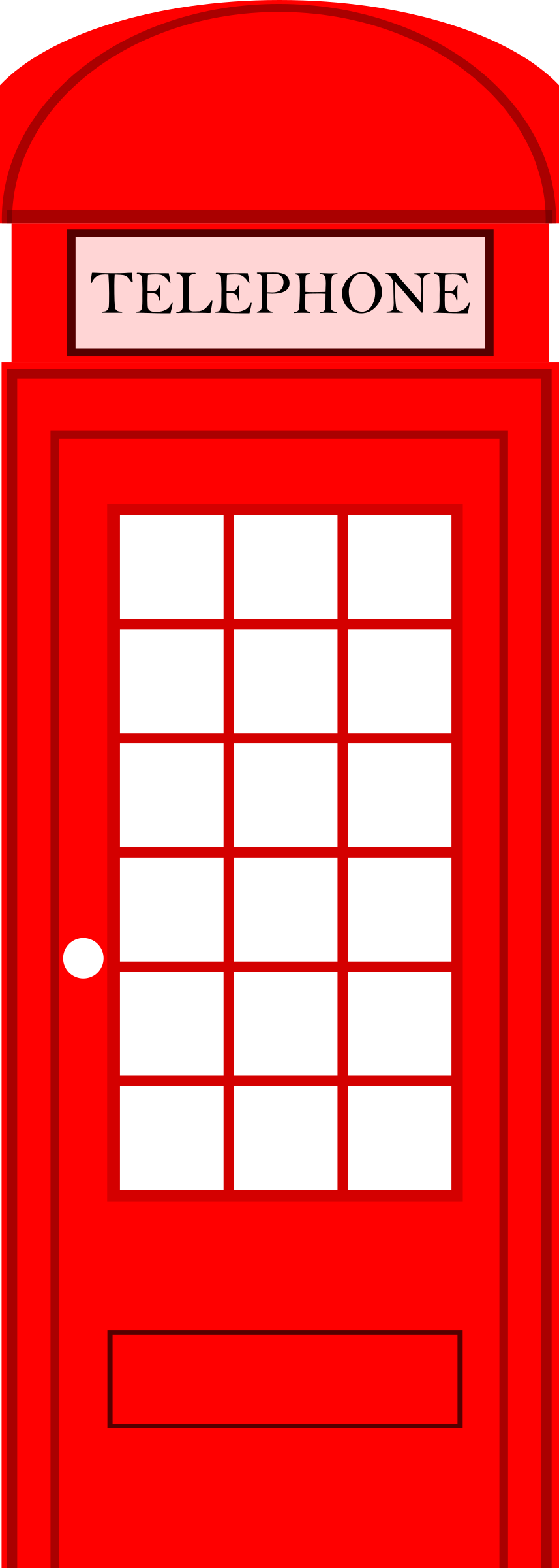 Clipart - London Phonebooth