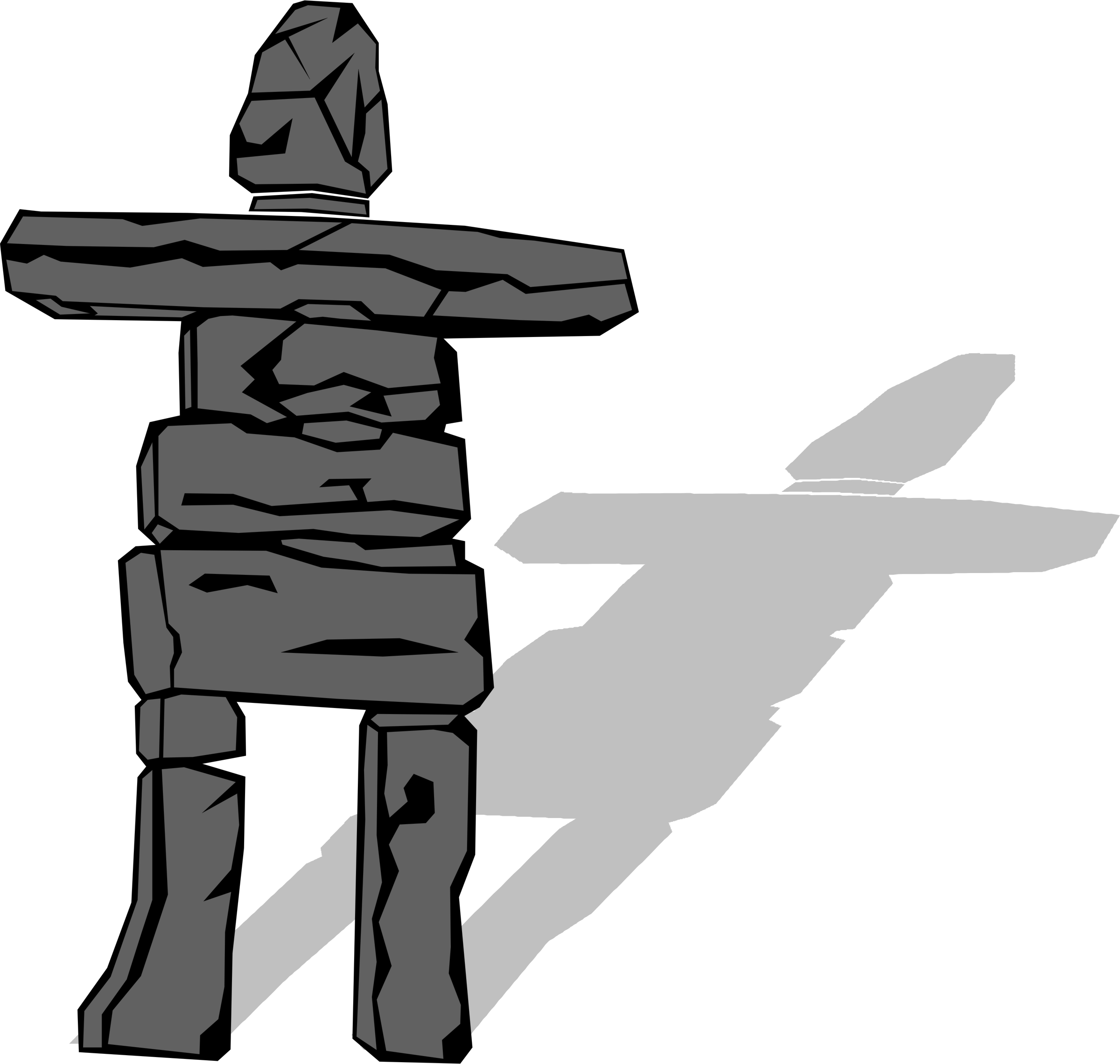 Clipart - Inukshuk