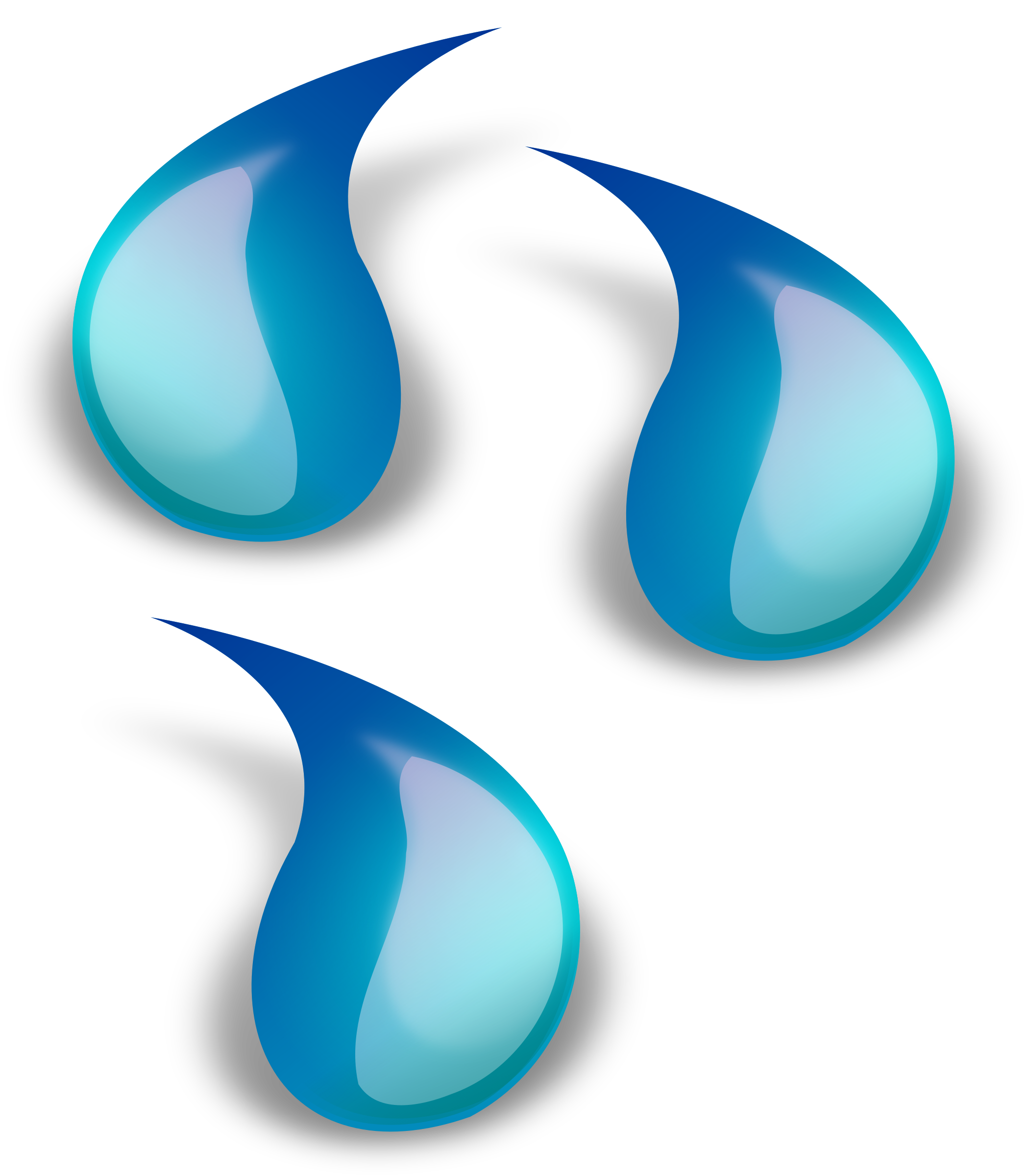 Clipart - water drop 1 Clipart - water drop 1
