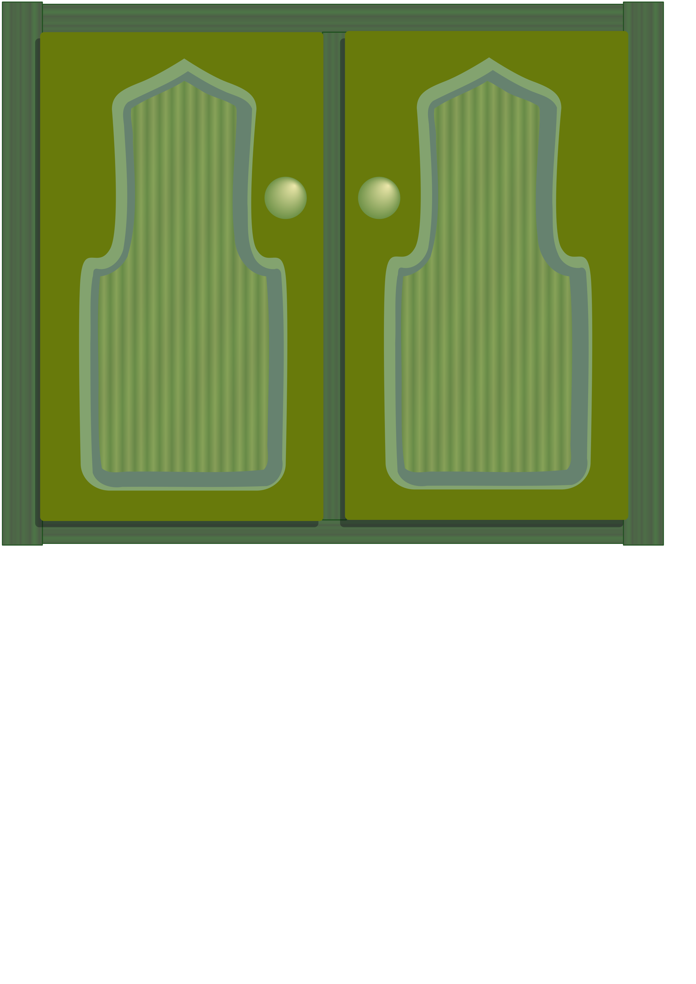 Open Cupboard Clipart