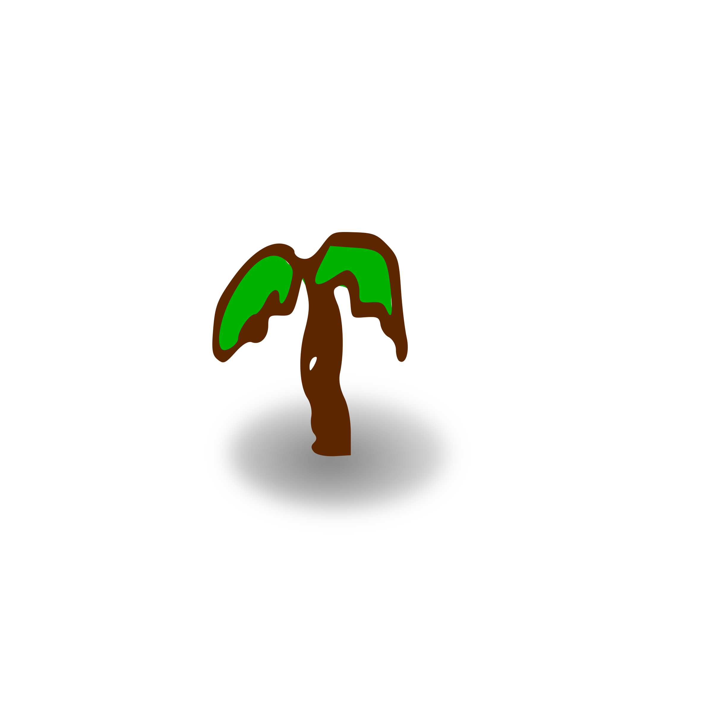 Clipart - RPG map symbols: palm tree