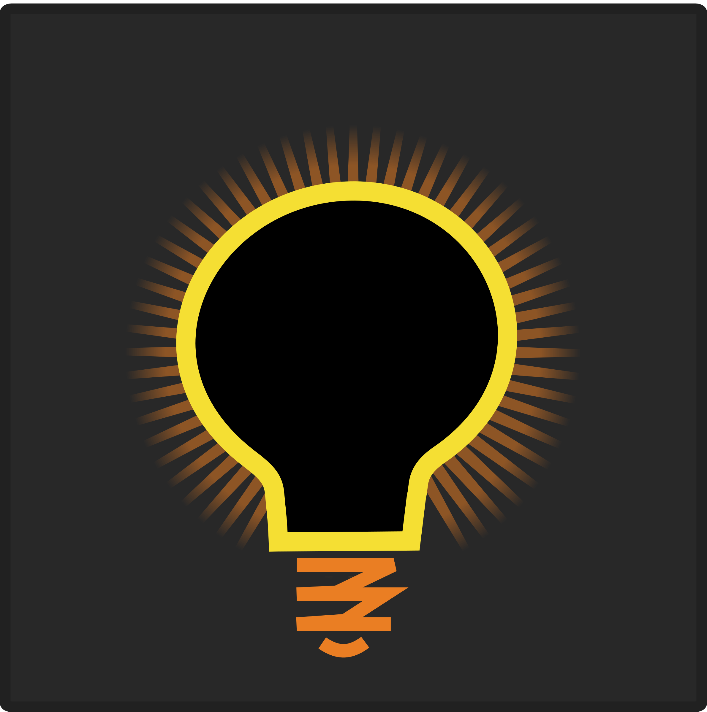 Clipart - Bulb icon