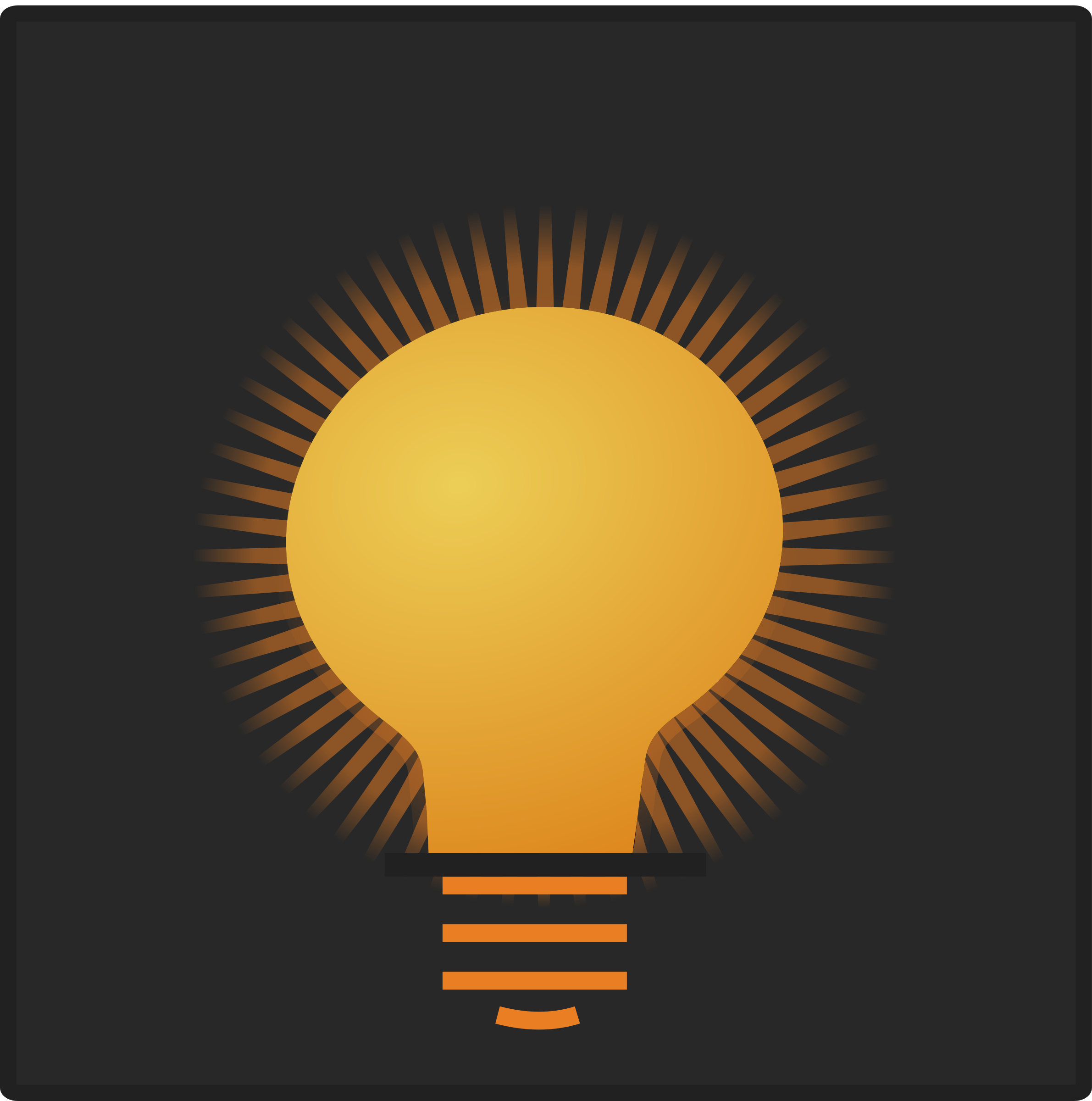 Clipart - Bulb icon