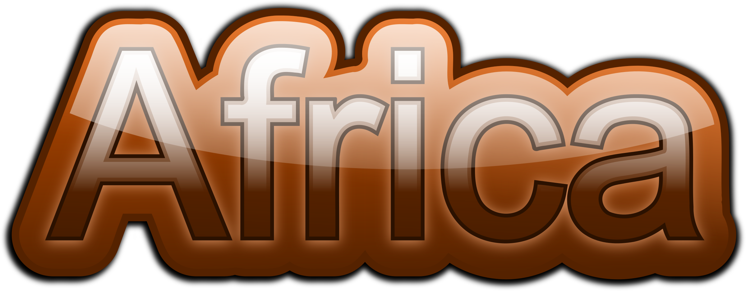Clipart - Africa-Text