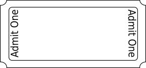 Clipart - generic ticket